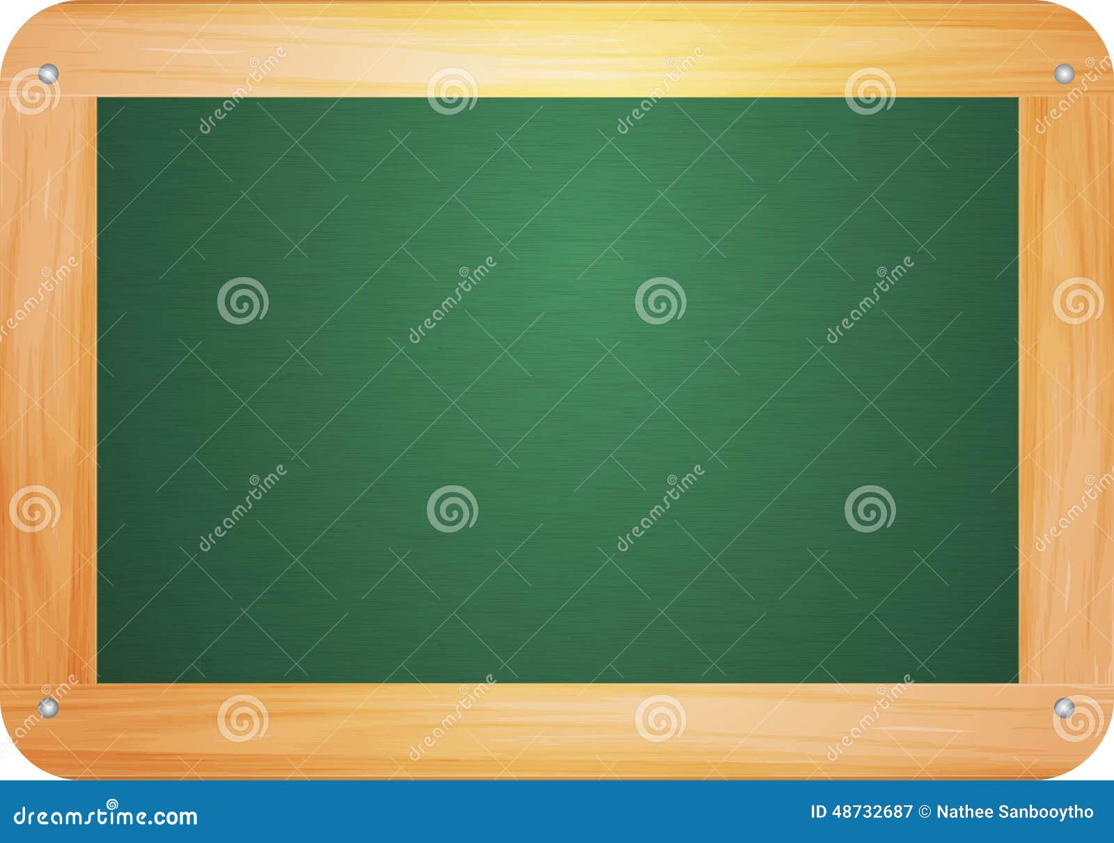 Green chalkboard stock vector. Illustration of chalk - 48732687