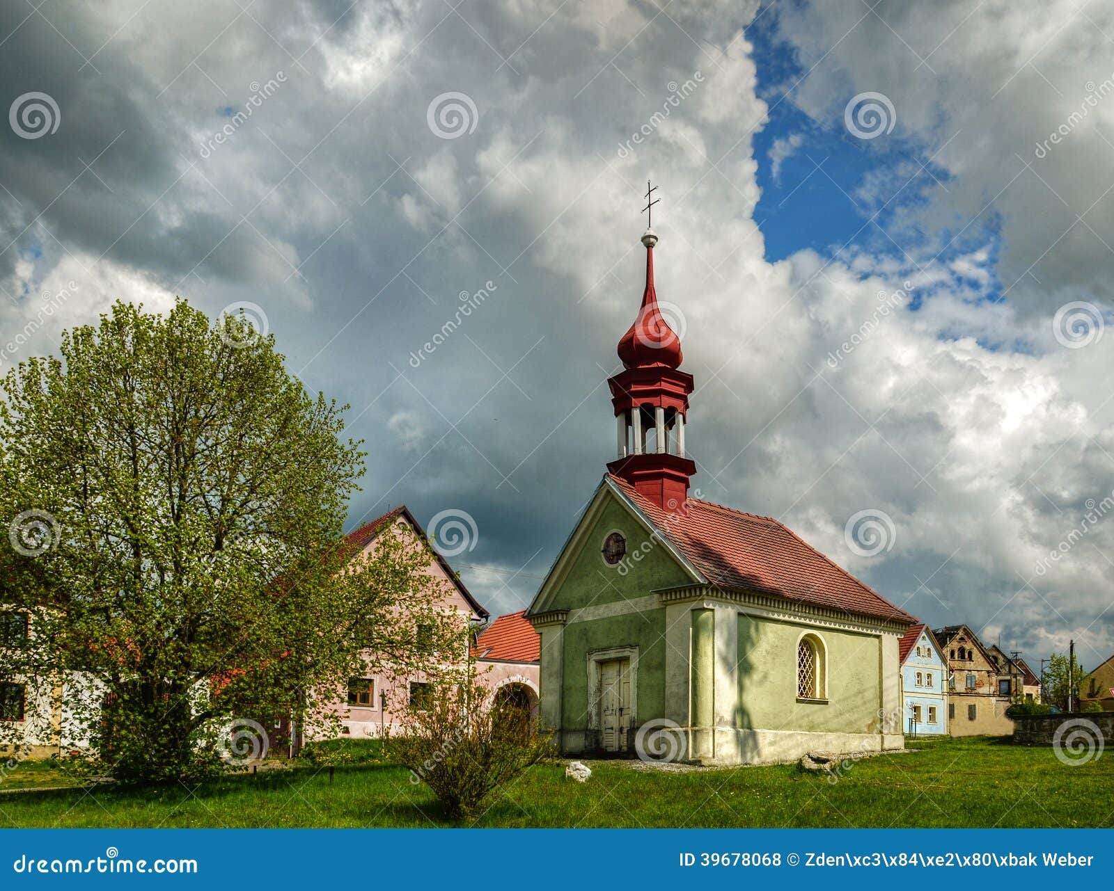 The Green chapel stock photo. Image of european, ancient - 39678068