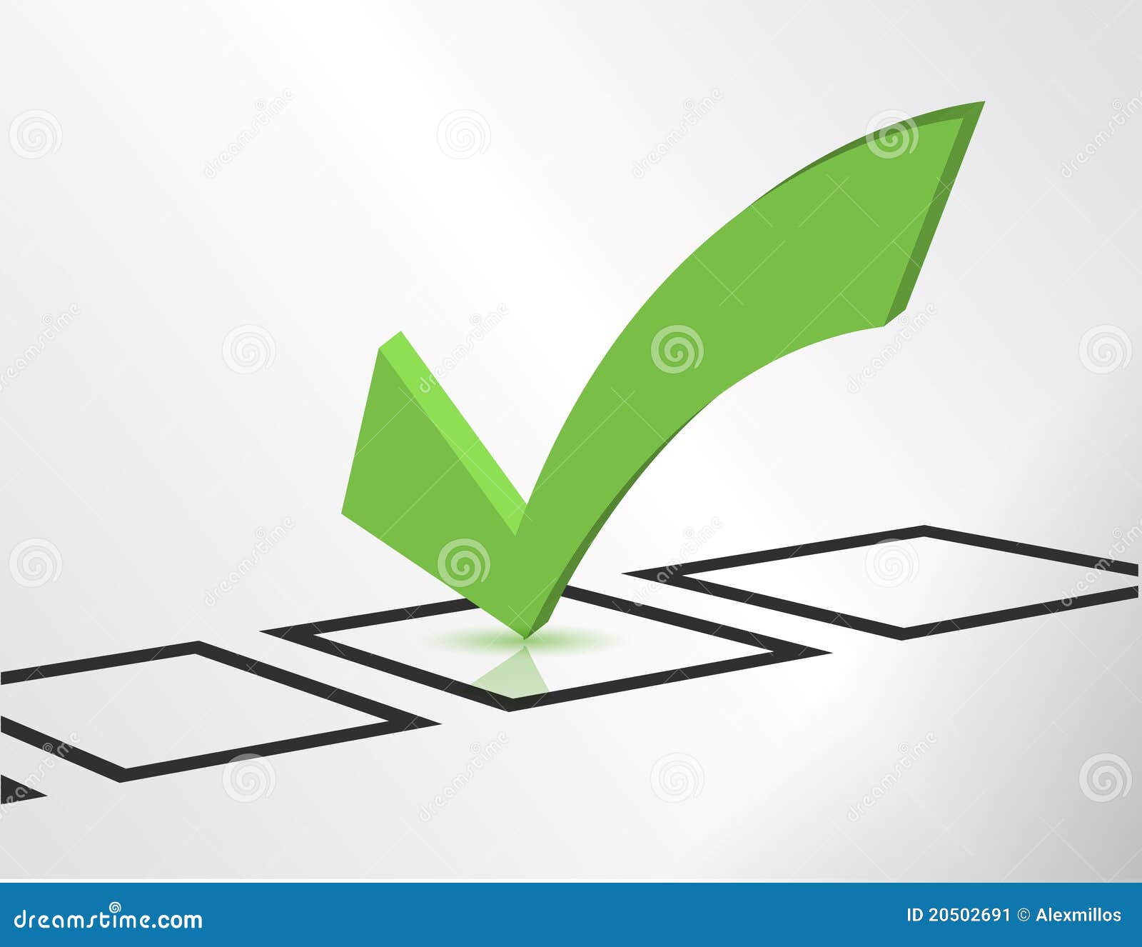 Green check list symbol stock illustration. Illustration of confirm ...