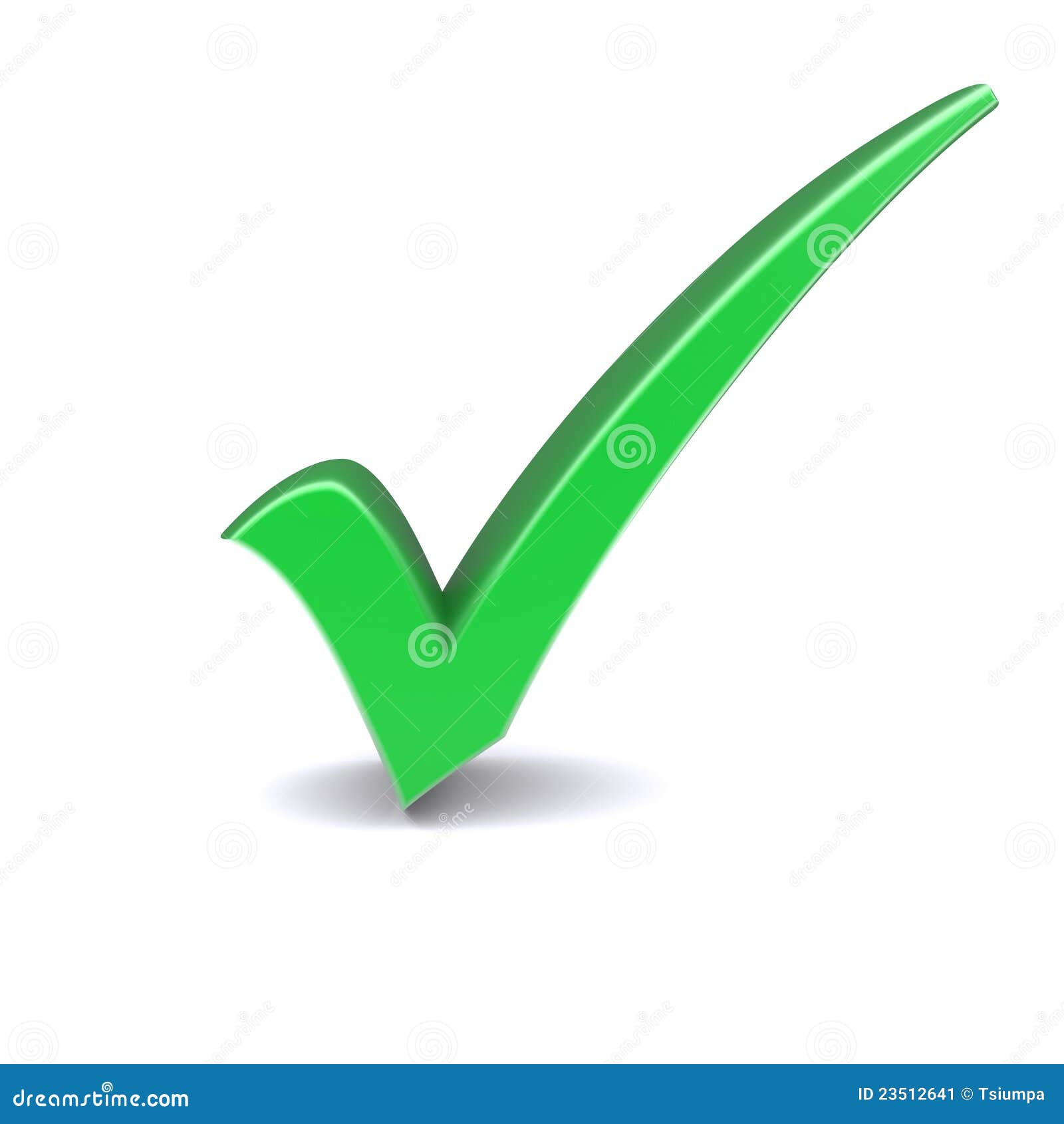 Green check mark stock illustration. Illustration of choice - 23512641