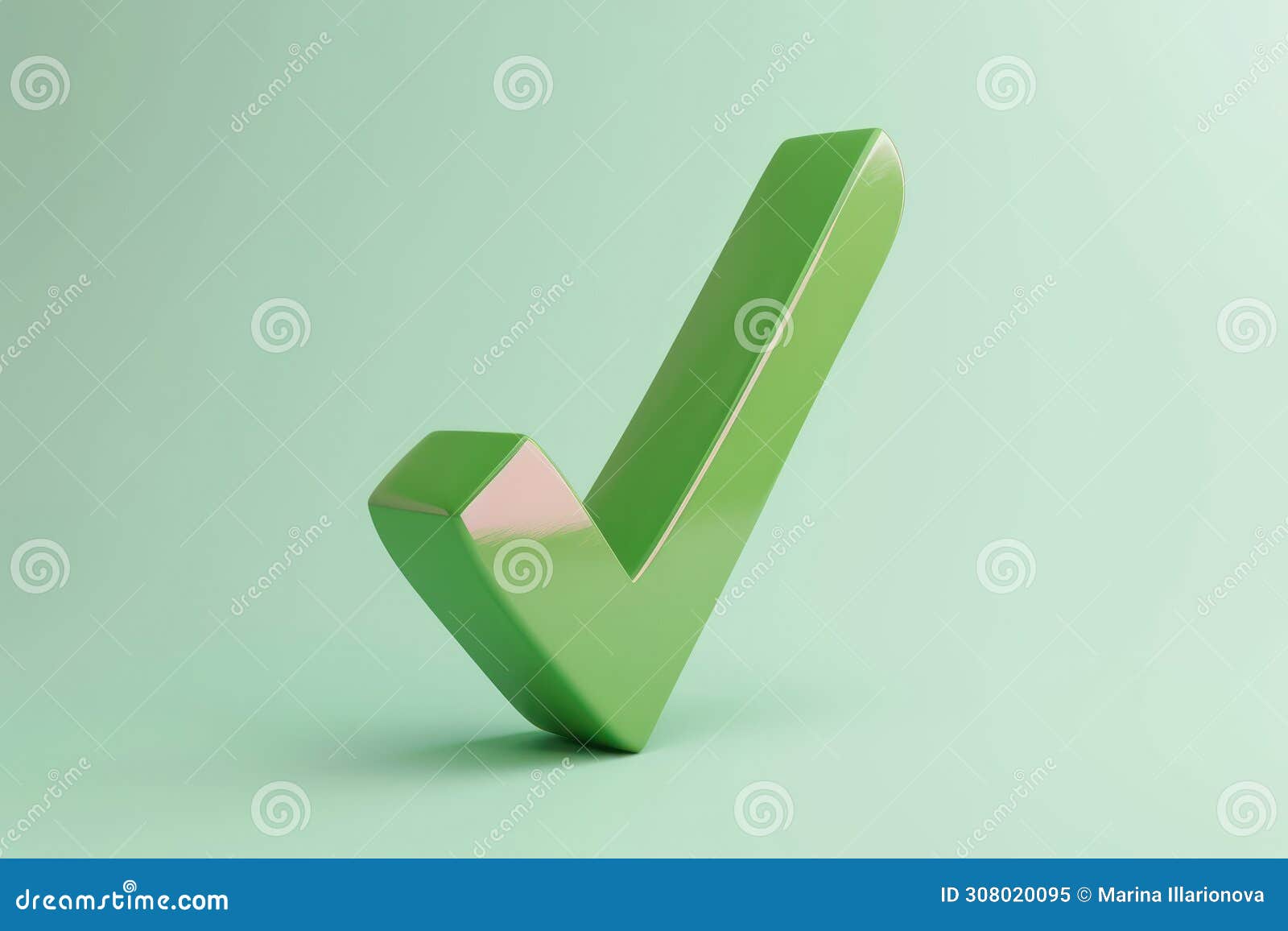 Green Check Mark Button, Icon Done. Generative AI Stock Illustration ...