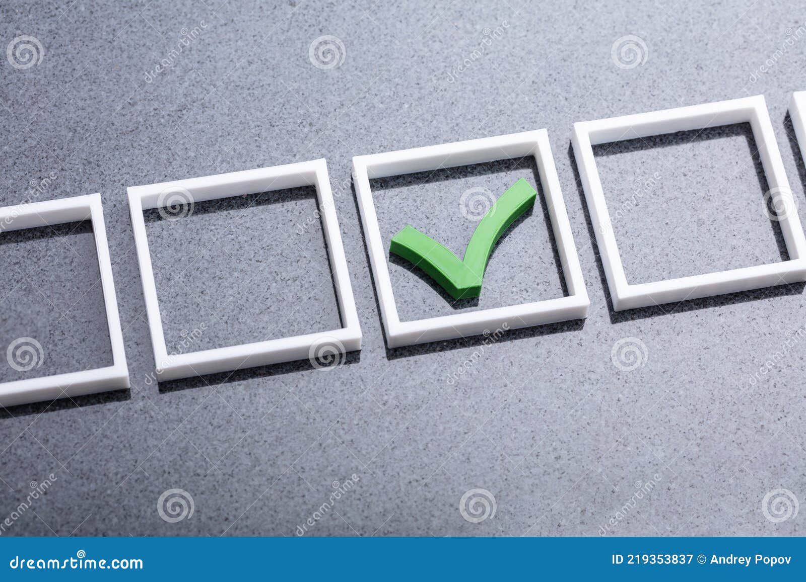 Row Of Green Check Marks In Boxes Stock Photography | CartoonDealer.com ...