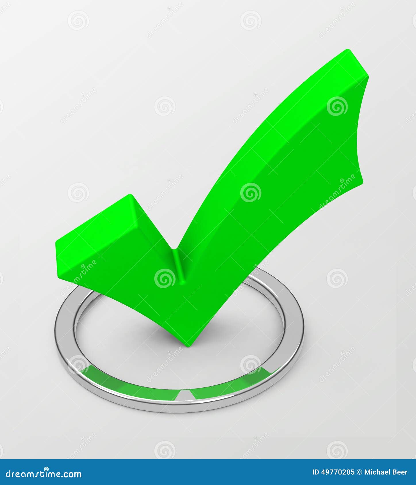 The green check mark stock illustration. Illustration of approved ...