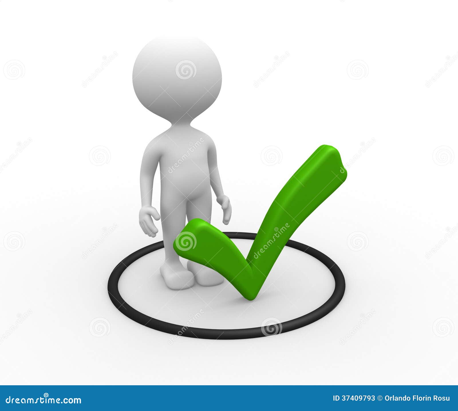 Green Check Mark Royalty-Free Stock Photo | CartoonDealer.com #37409793