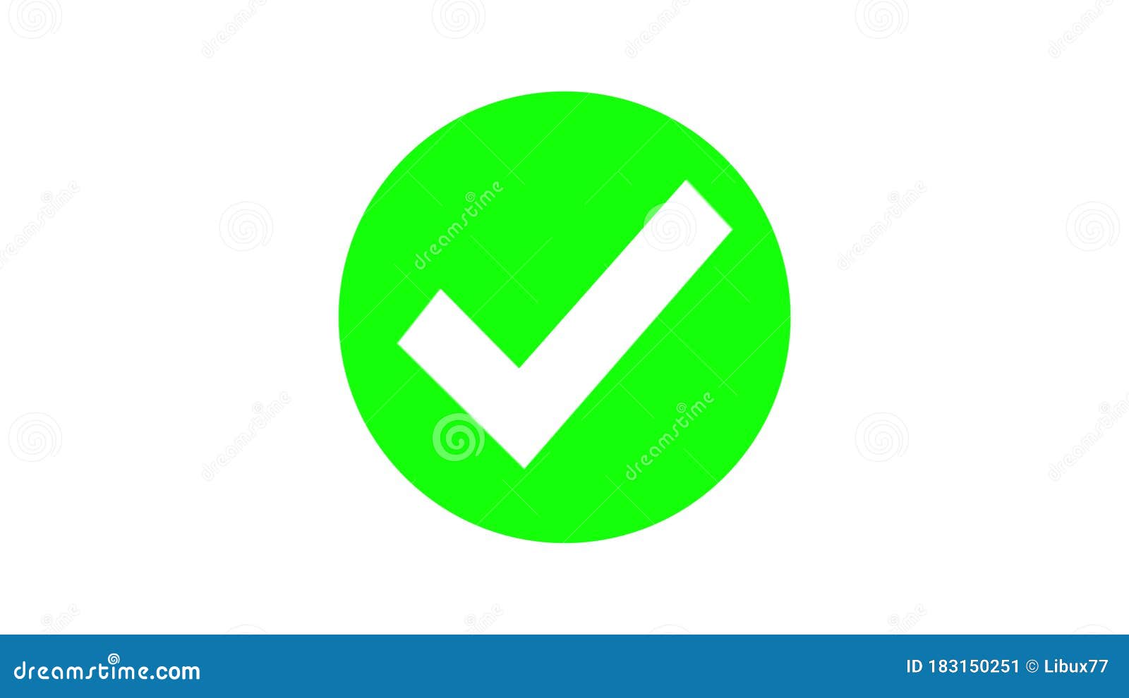 Green Check Mark Icon Animation Stock Video - Video of acceptance ...