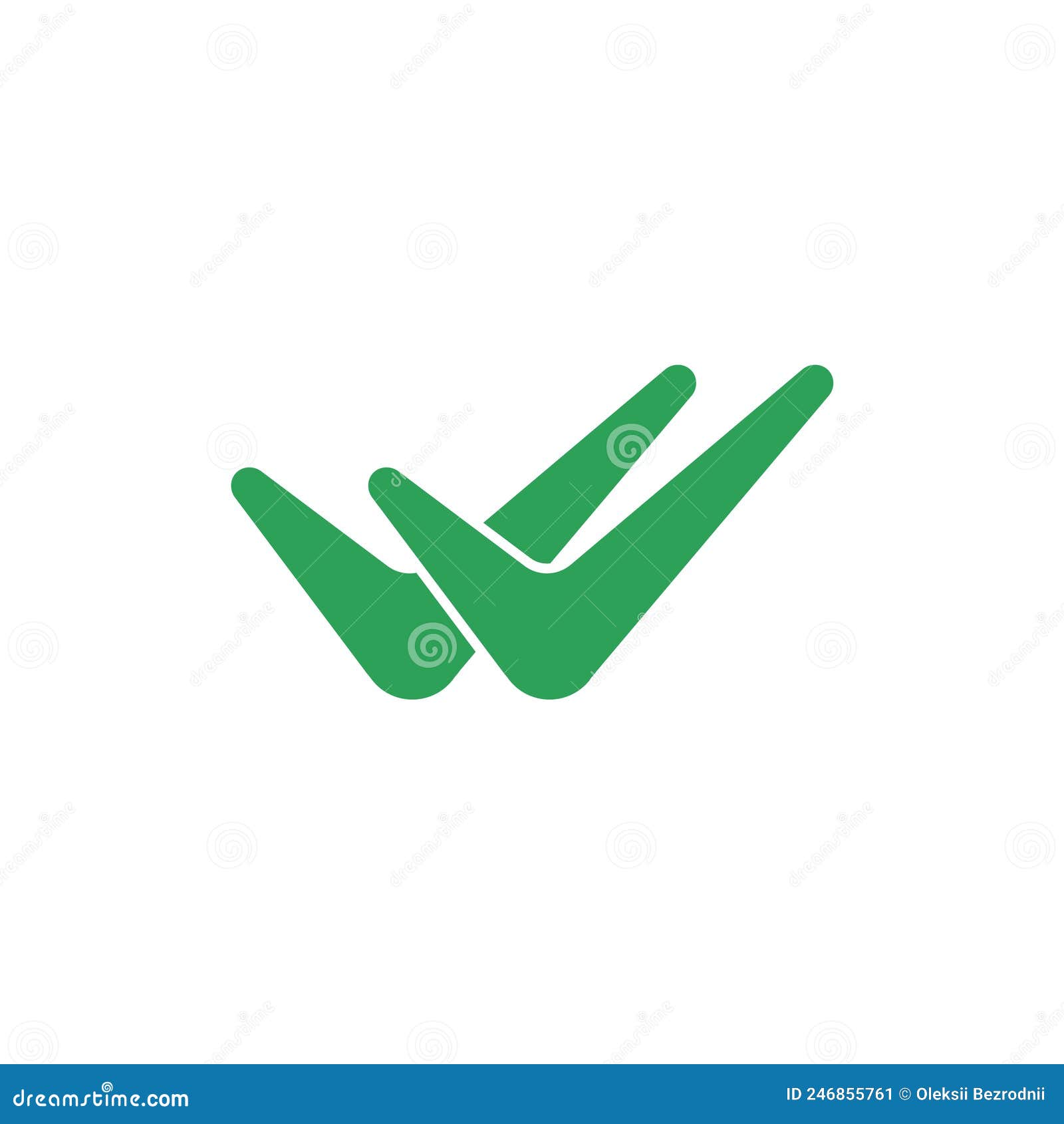 Green Check Mark Read Message Done Stock Vector - Illustration of ...