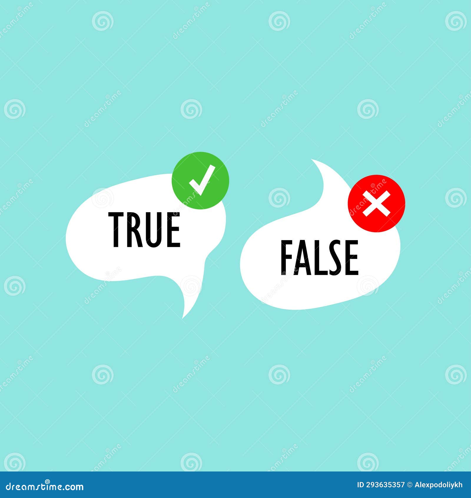 Red Cross False, No Symbol. Vector Rejection Symbol, Disapproved ...