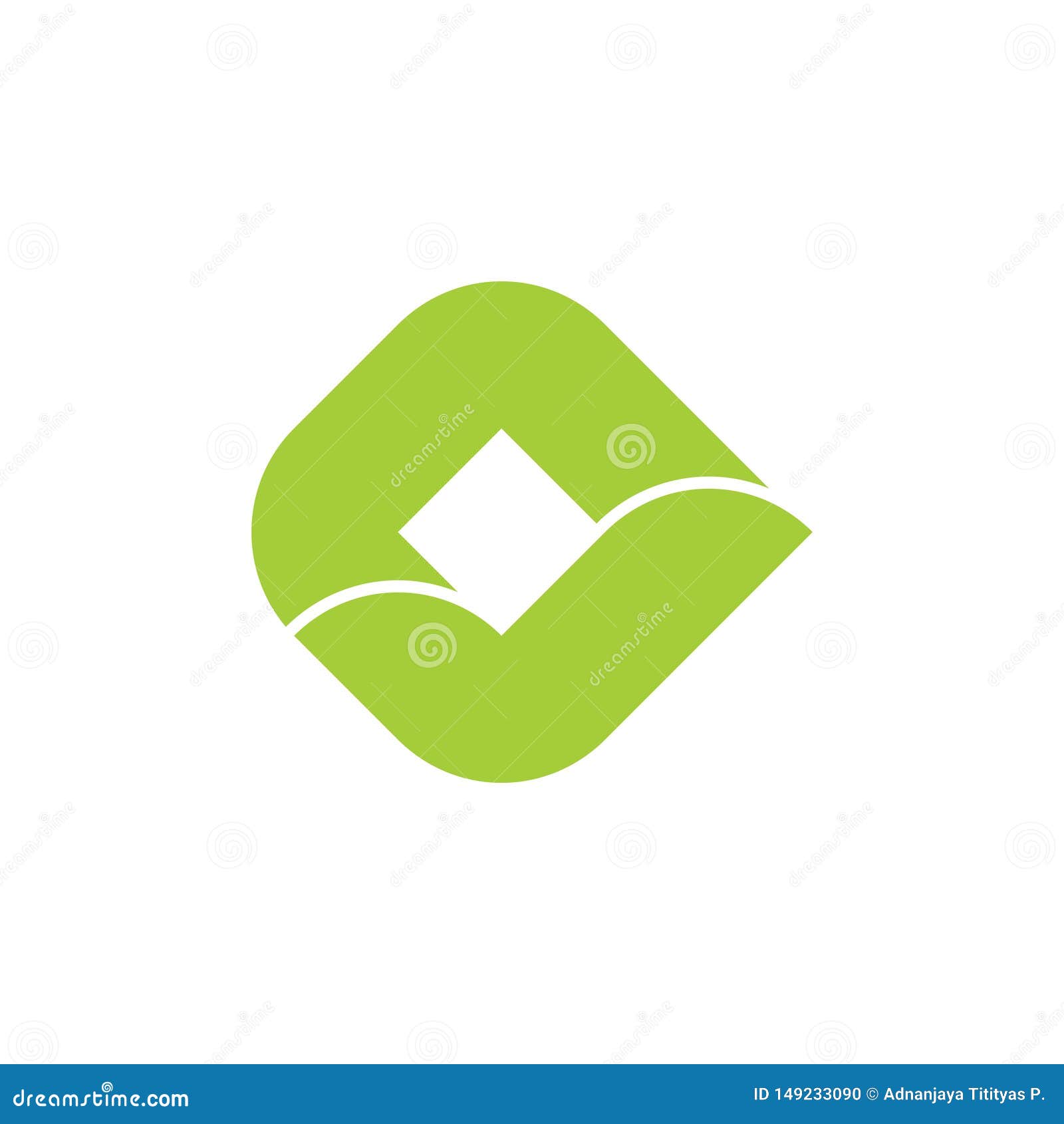 Green Check Mark Square Logo Vector Stock Vector - Illustration of icon ...