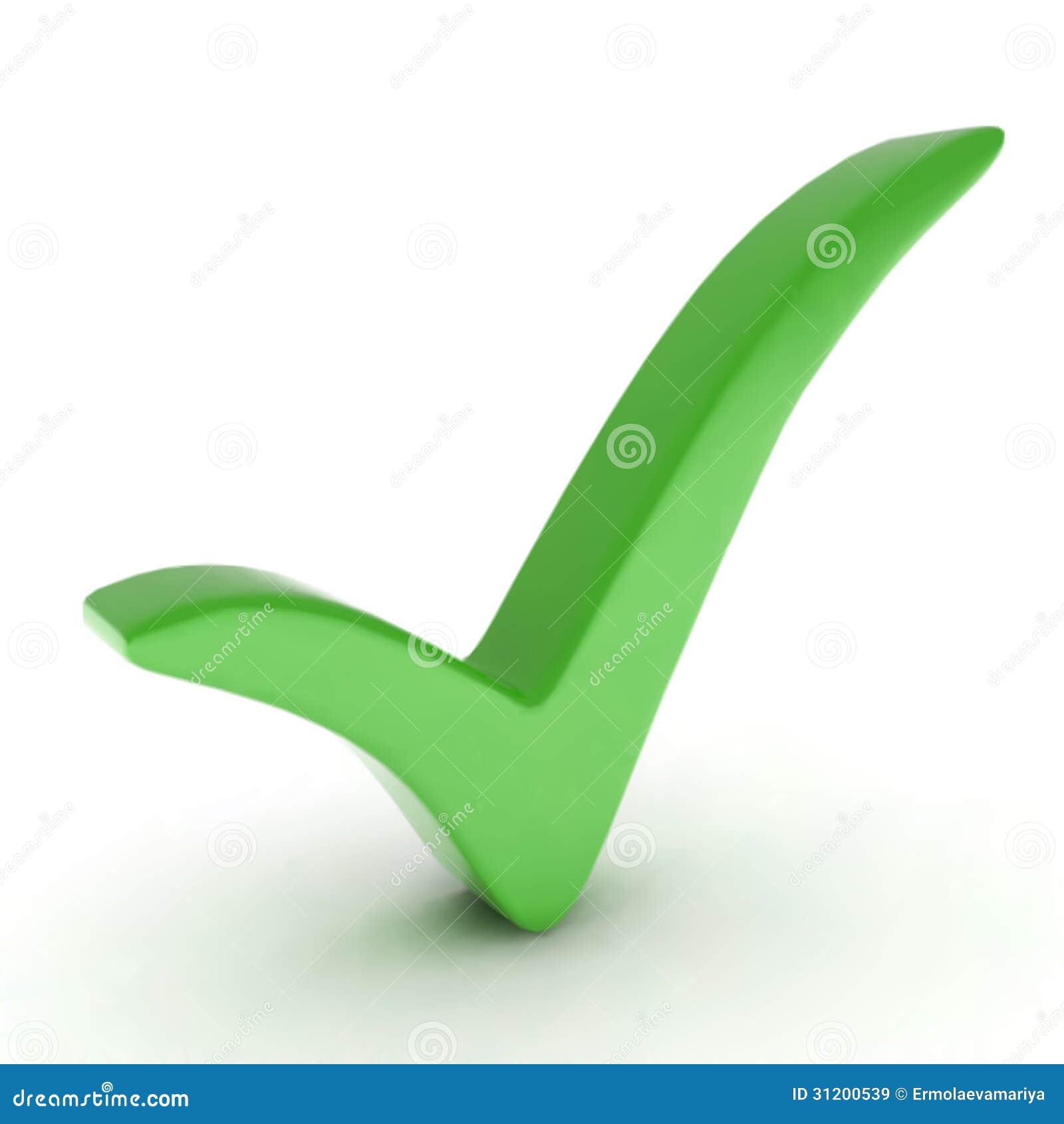Green check mark. Vector stock vector. Illustration of mark - 31200539