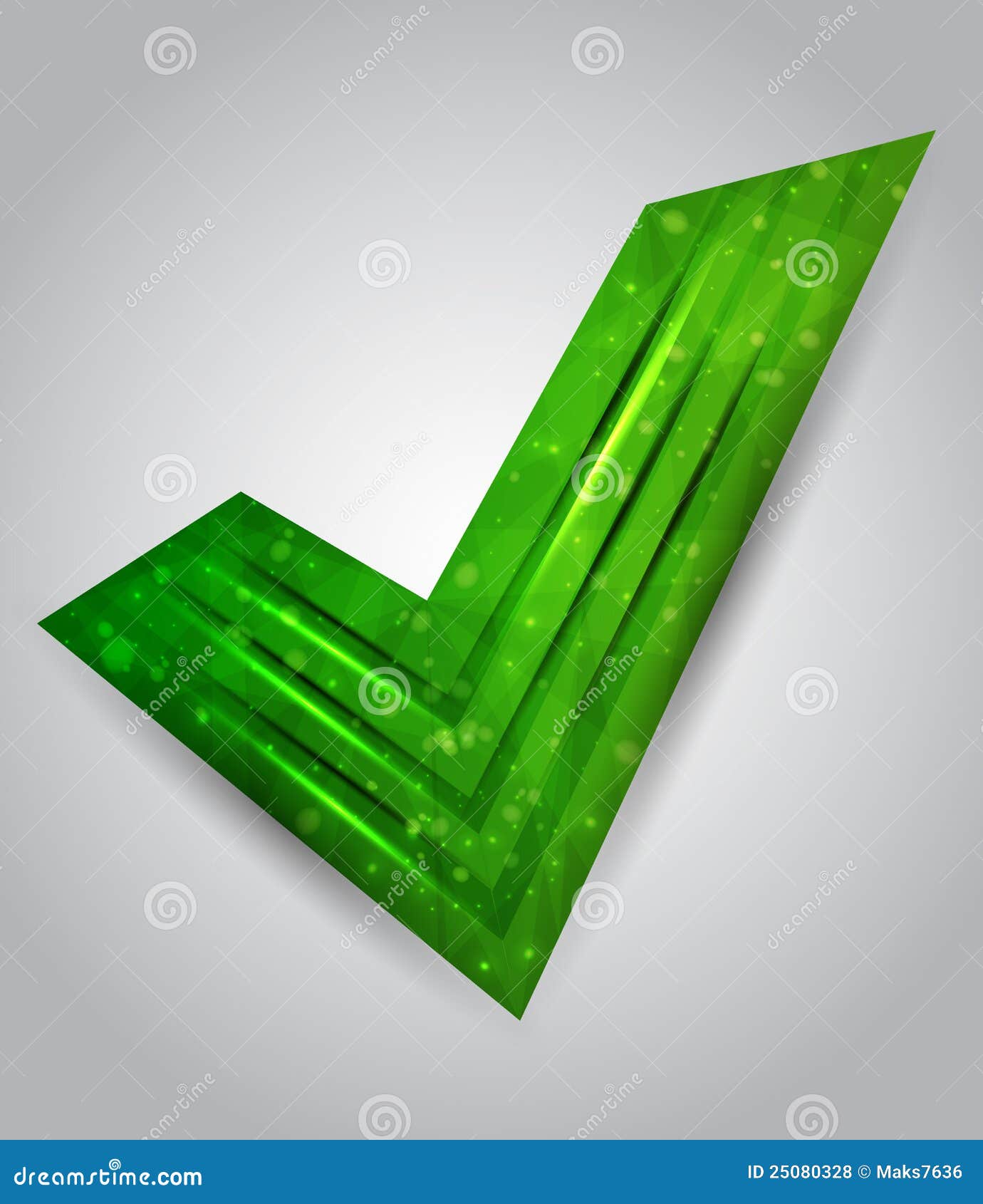 Green checkmark stock illustration. Illustration of card - 25080328