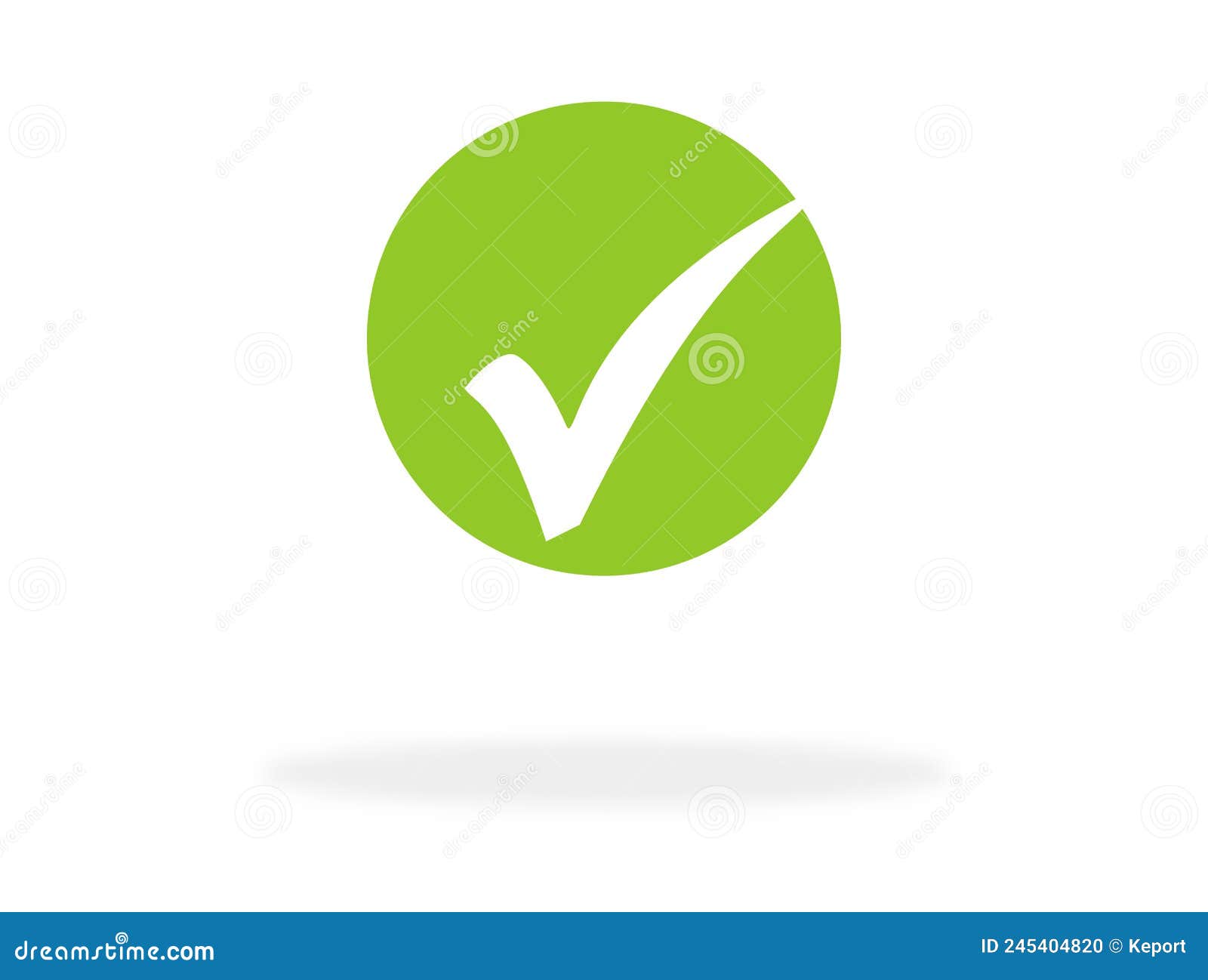 Green Checkmark Icon - Accept or Confirm Stock Illustration ...