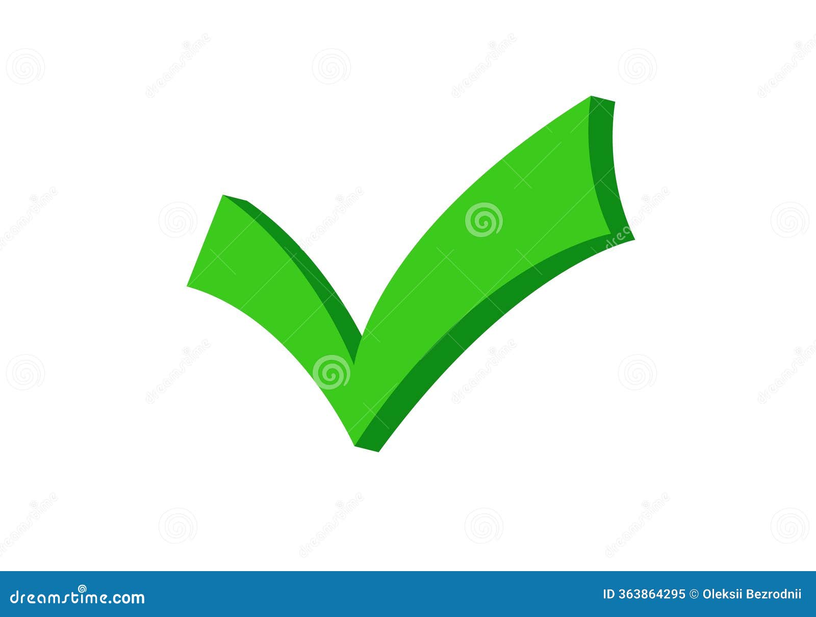 Checkmark Symbol In Minimalist Continuous Line Style Cartoon Vector ...