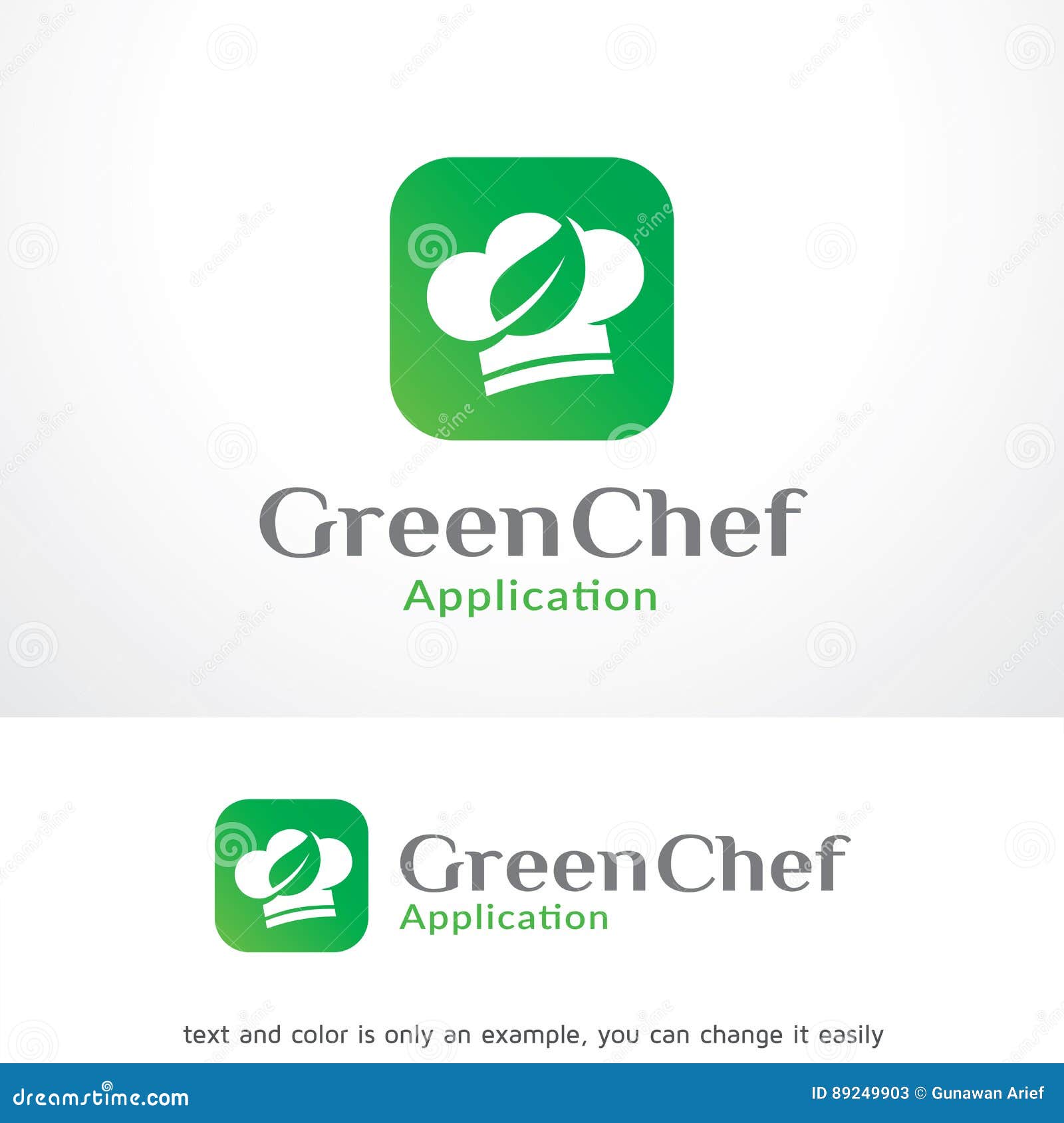Green Chef Logo Template Design Vector, Emblem, Design Concept ...