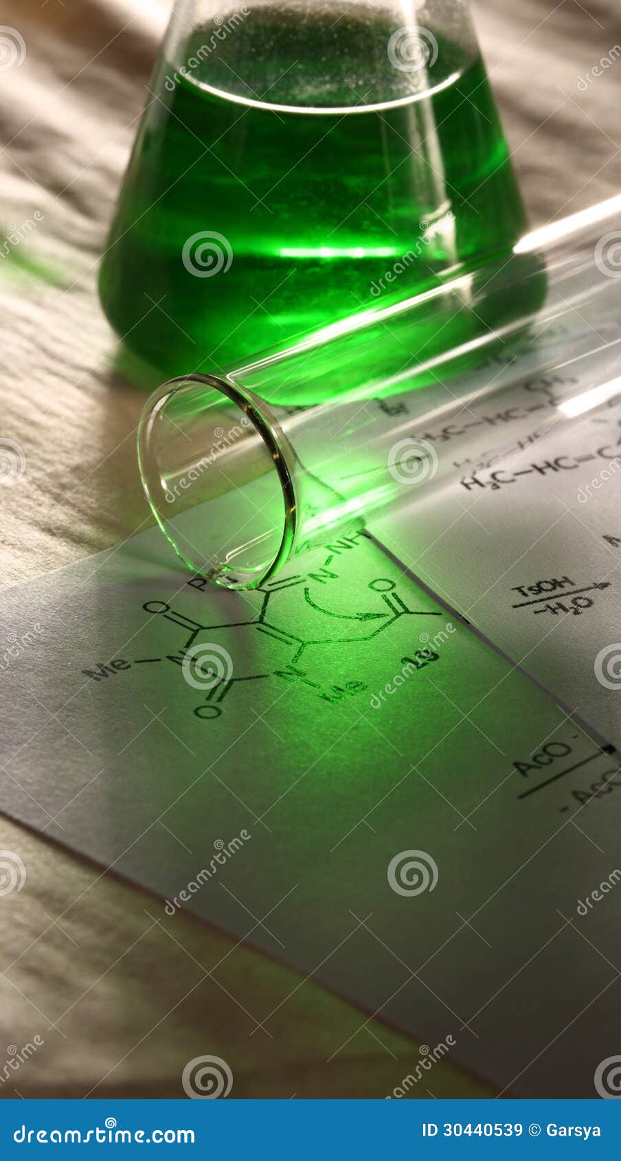 Green chemistry stock image. Image of test, reagent, vessel - 30440539