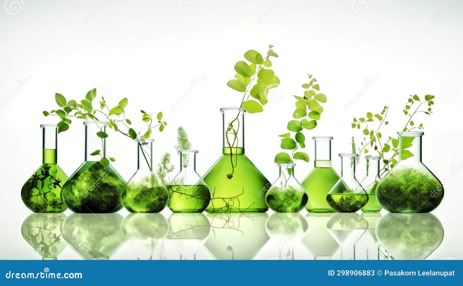 Green Chemistry for Sustainability, White Background Stock Illustration ...