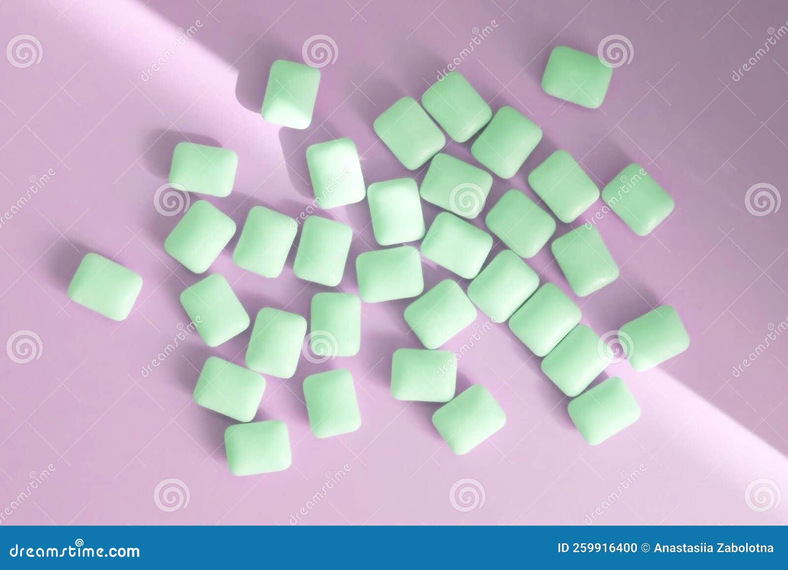 Green Chewing Gum Isolated On White Background Royalty-Free Stock Photo ...