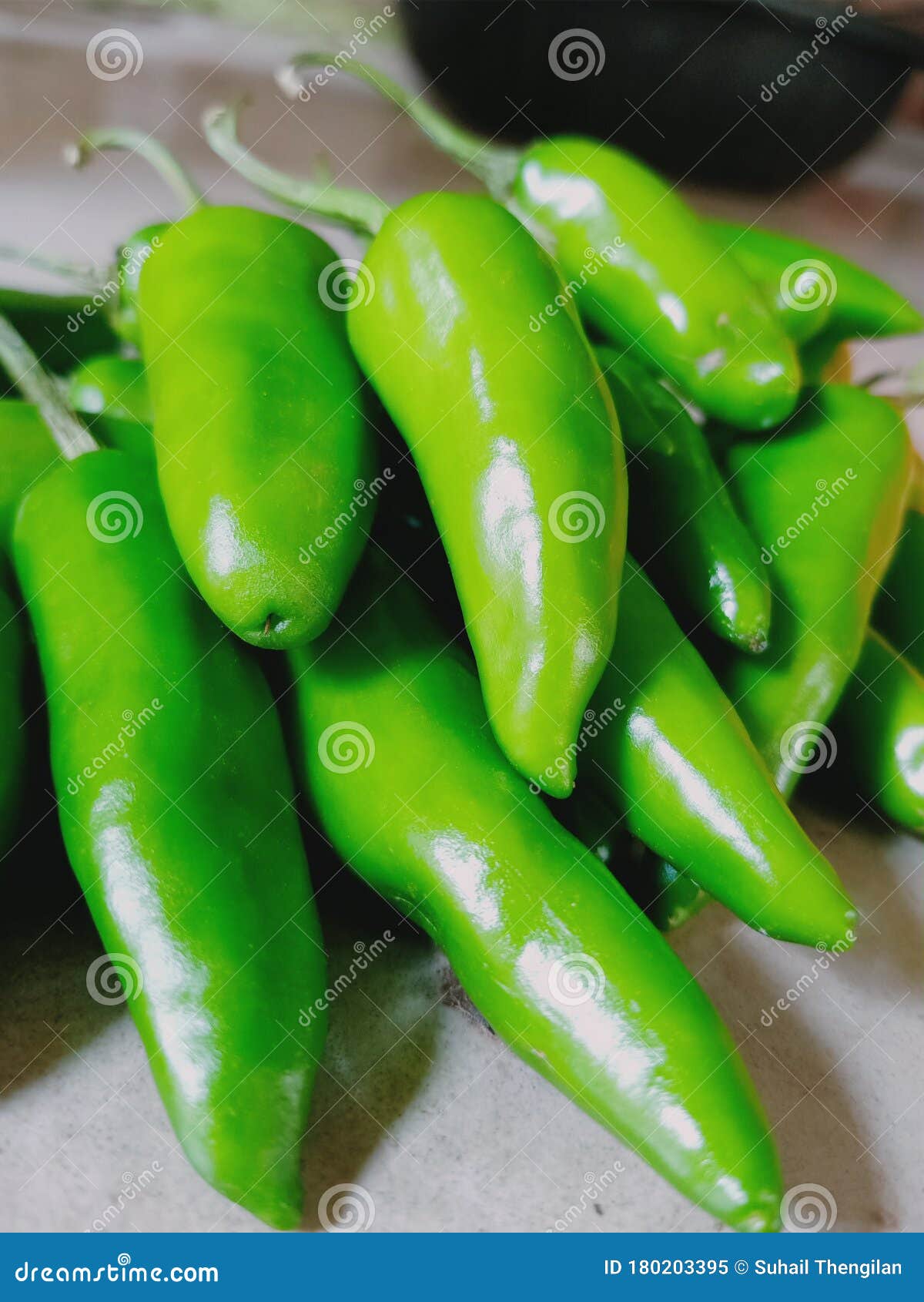 The green chili stock image. Image of natural, chili - 180203395