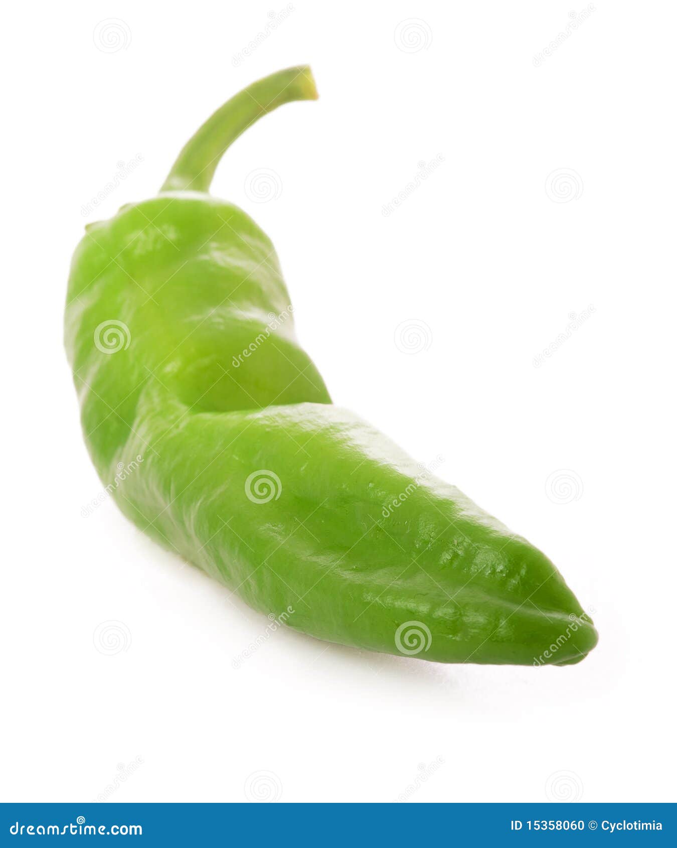 Green Chili Fingers On White Background Stock Photography ...