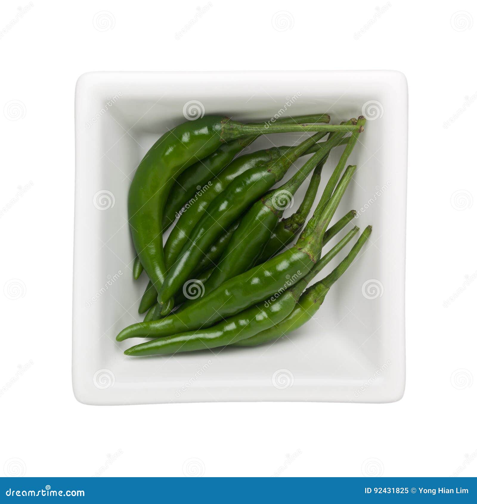 Green chilli stock image. Image of fresh, isolated, fruit - 92431825