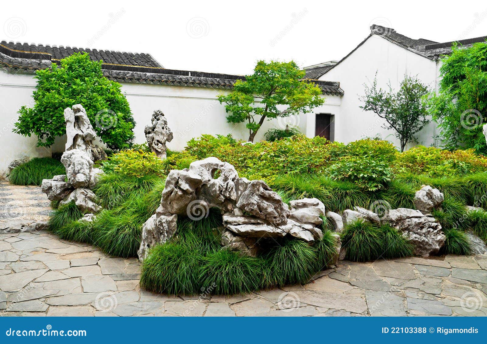 Green in Chinese park stock photo. Image of beijing, stone - 22103388