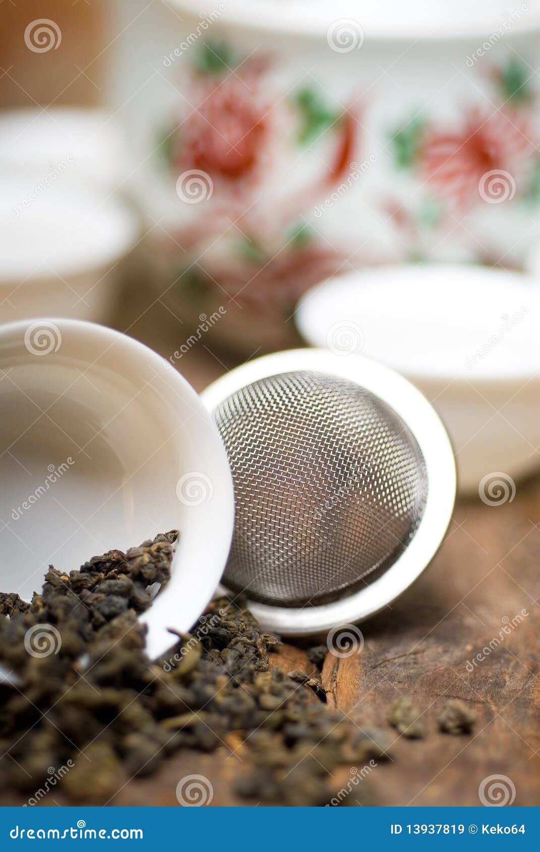 Green chinese tea set stock image. Image of asia, refreshment - 13937819