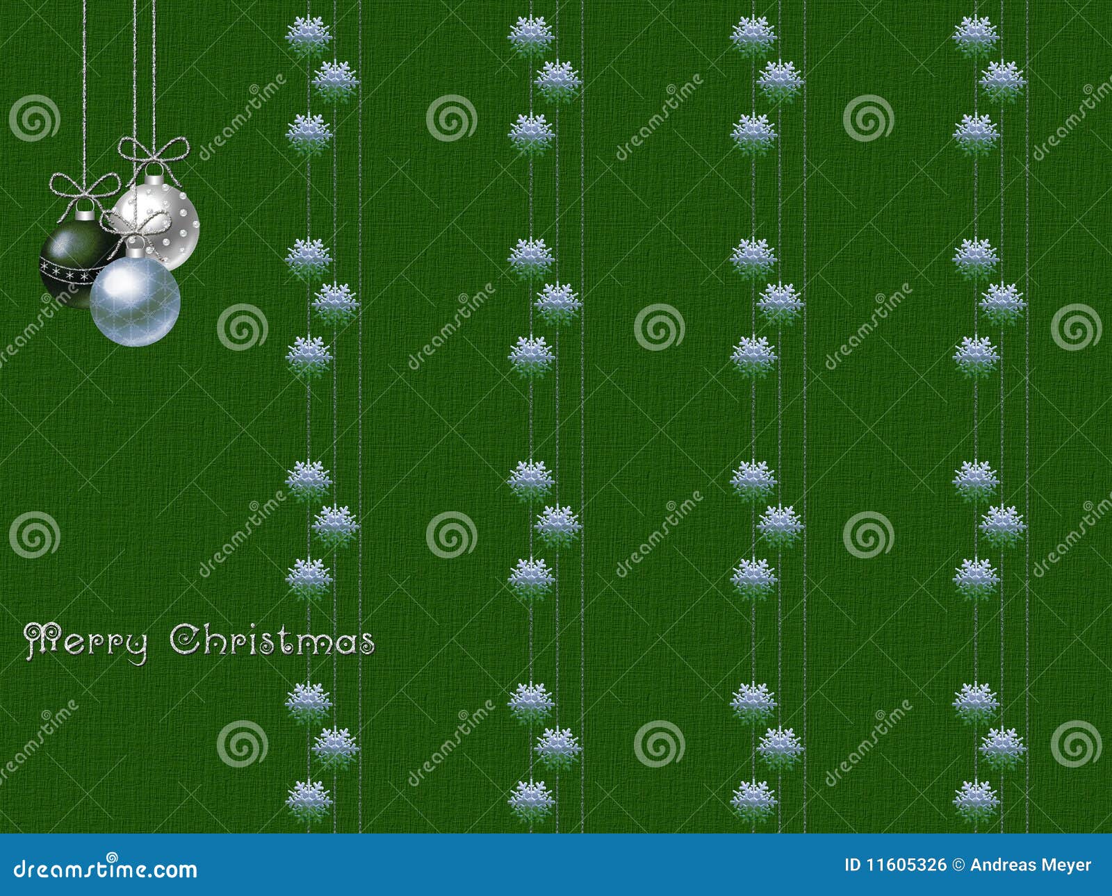 Green Christmas Card stock illustration. Illustration of postcard ...