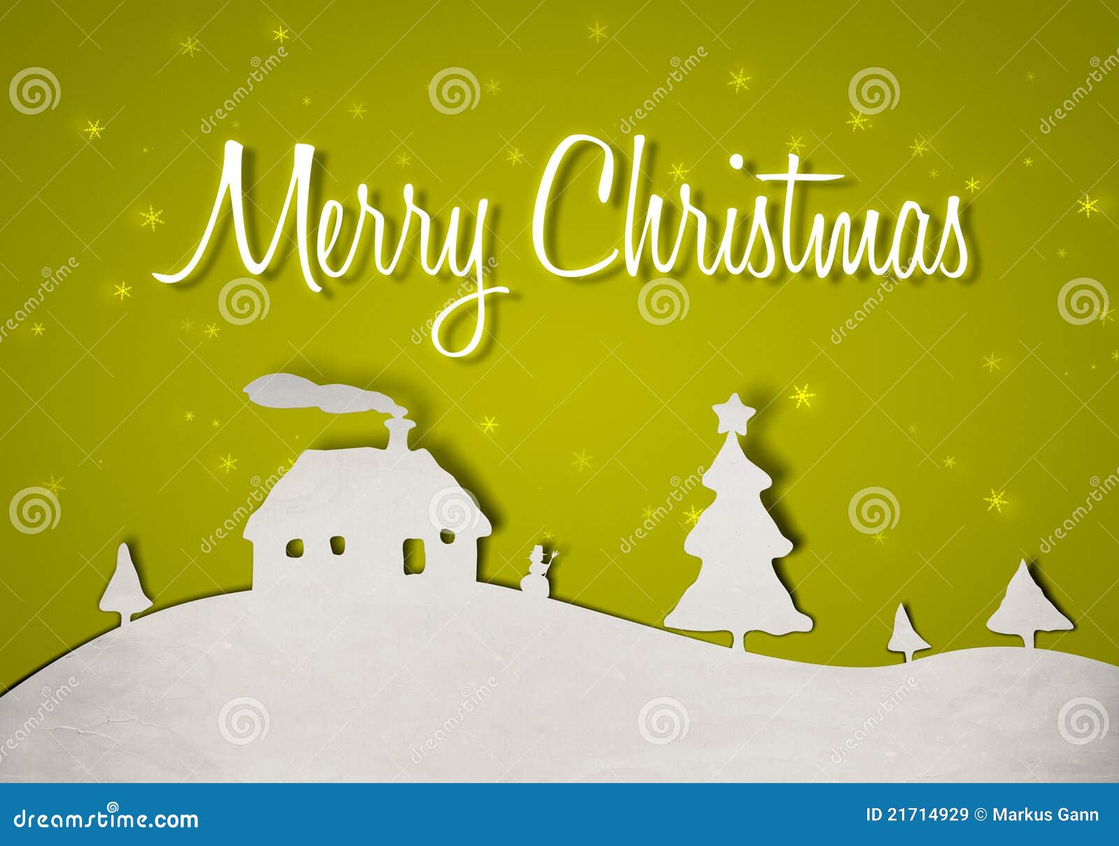 Green christmas card stock illustration. Illustration of christmas ...