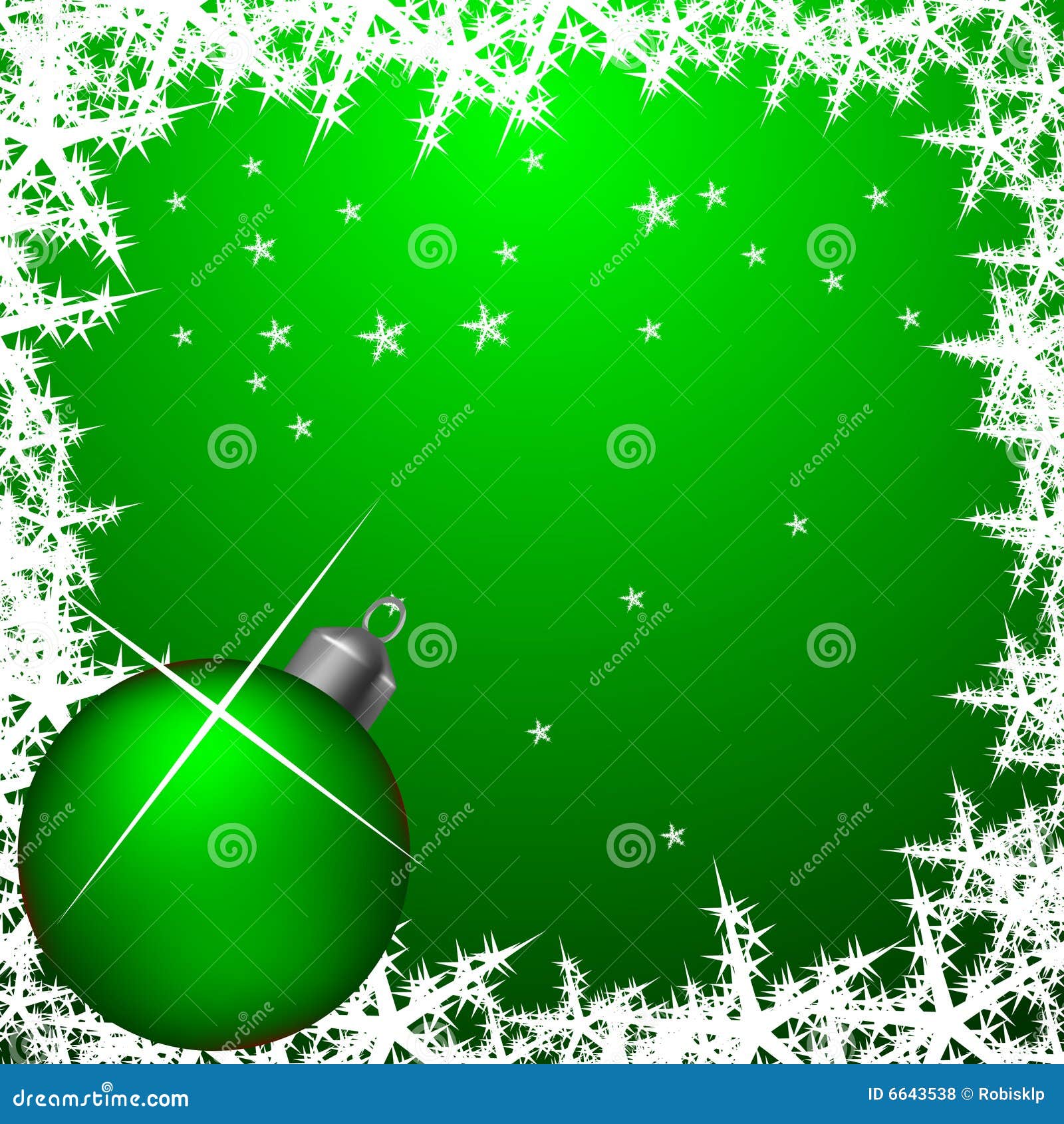 Green christmas frame stock vector. Illustration of border - 6643538
