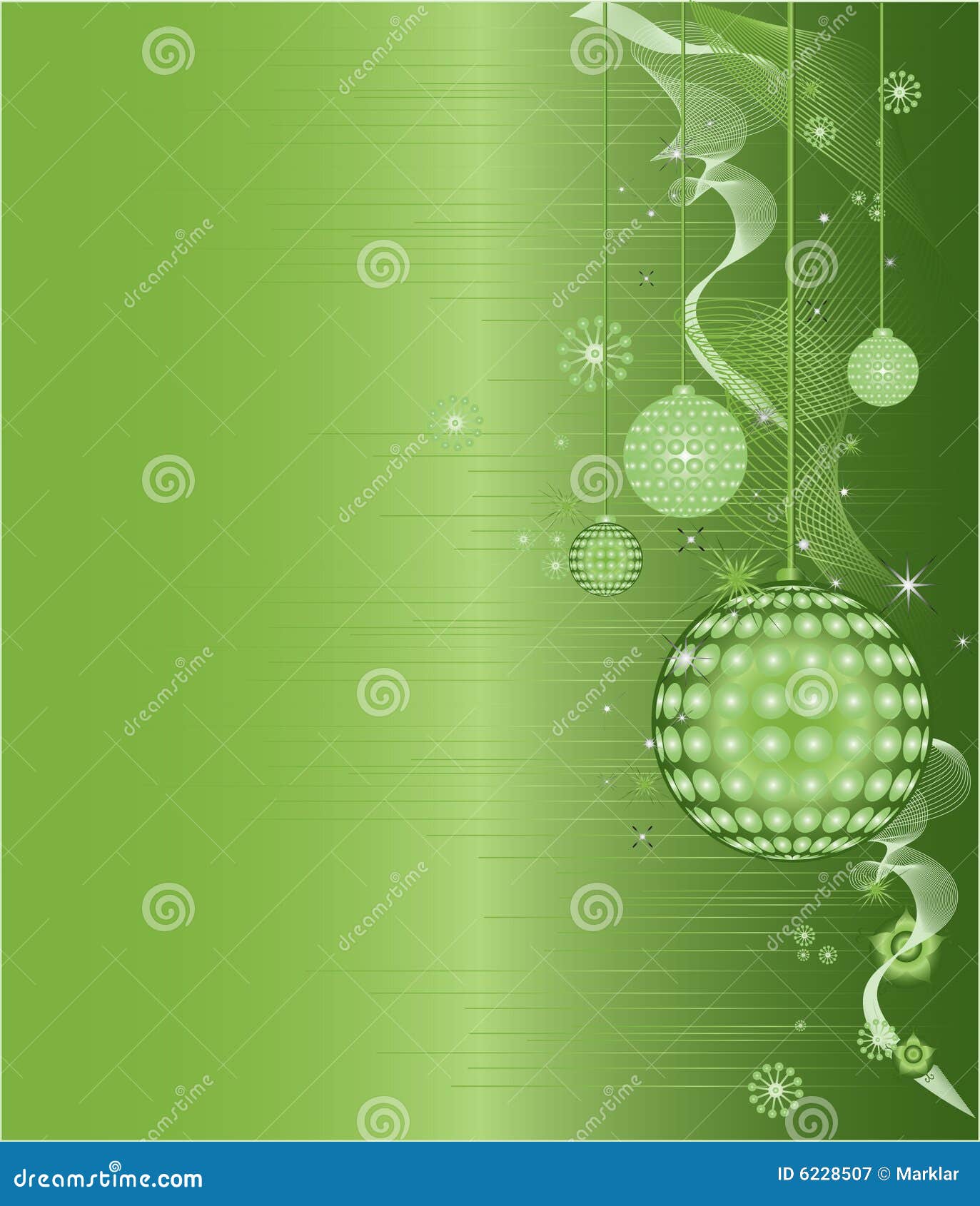 Green Christmas Frame Pattern Vector Illustration Stock Vector ...