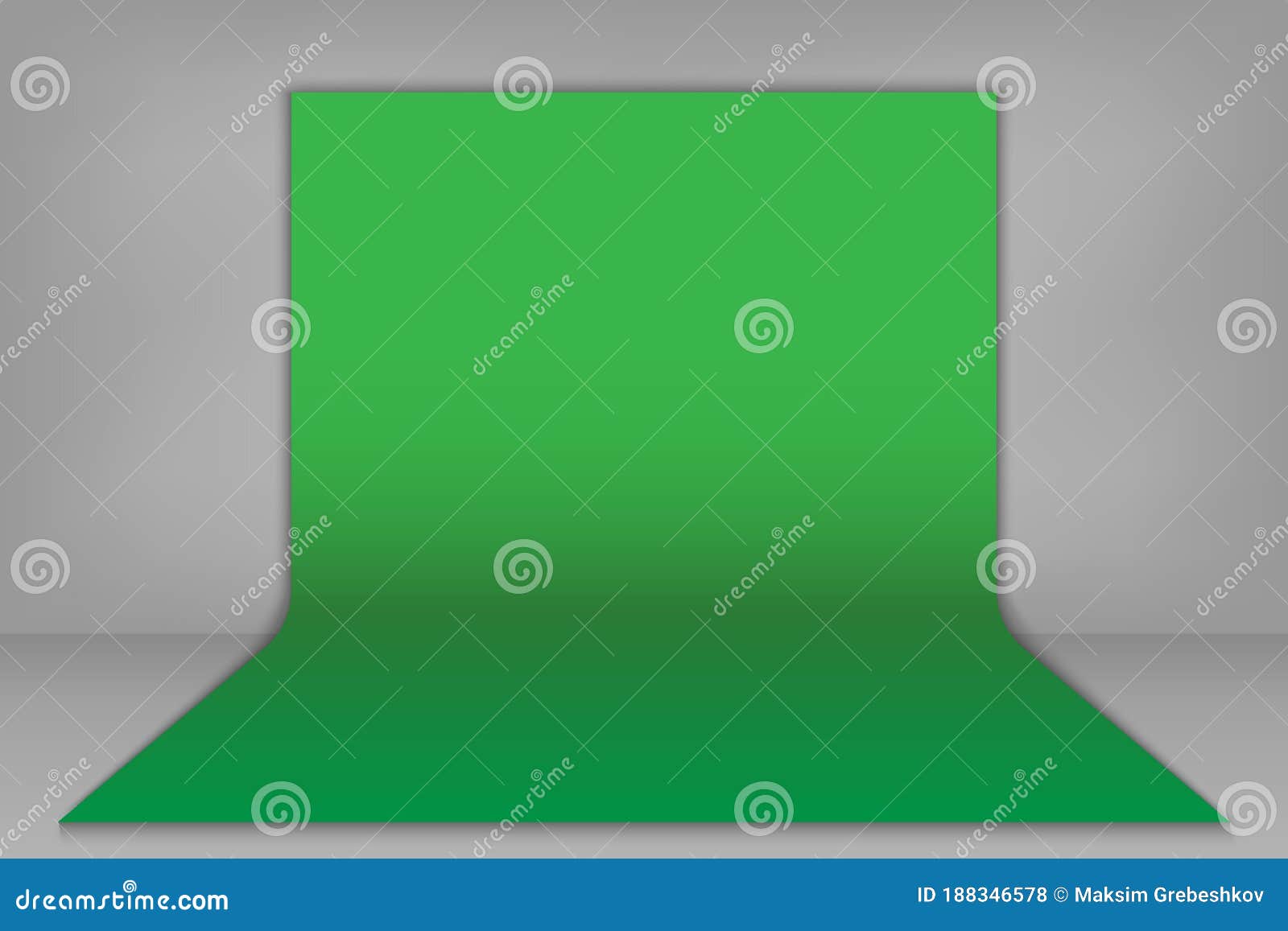 Green chroma key backdrop stock illustration. Illustration of chroma ...