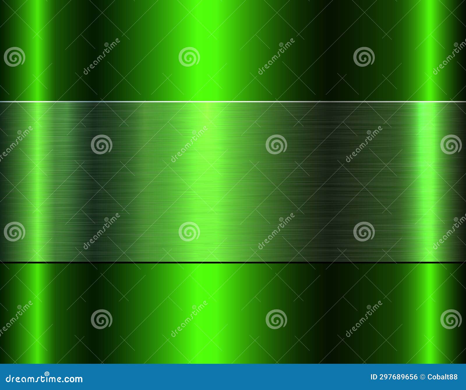 Green Chrome Metal 3D Background, Lustrous And Shiny Metallic Design ...