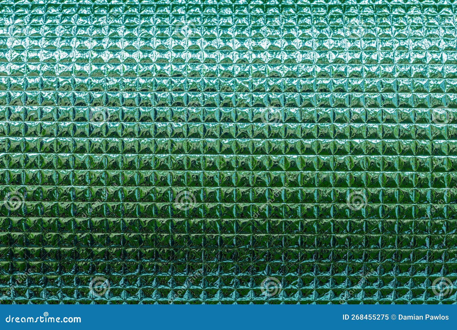 Green Chrome Metallic Squares Pattern. Shiny and Lustrous Backdrop ...