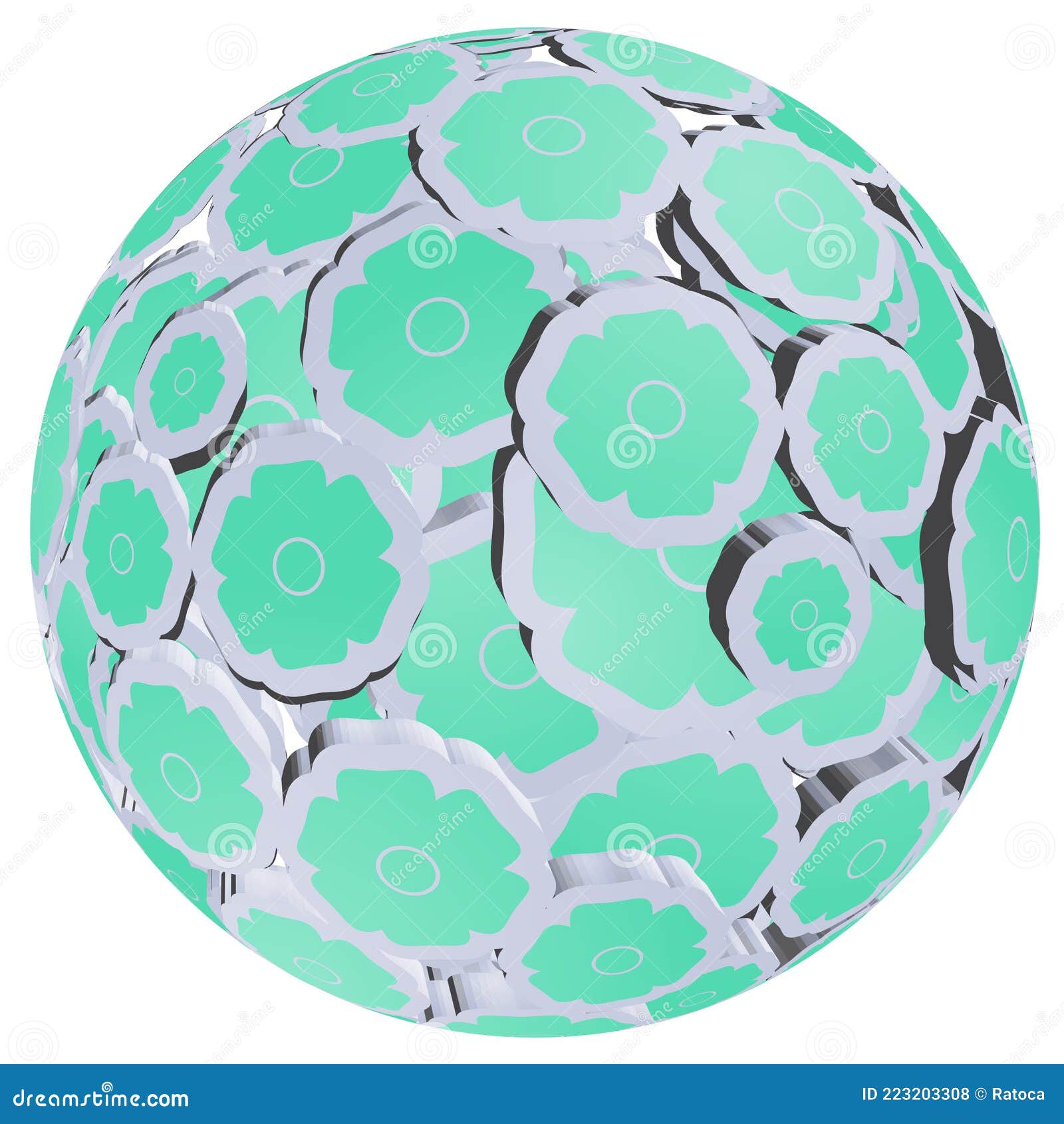 Green circle art style stock vector. Illustration of circle - 223203308