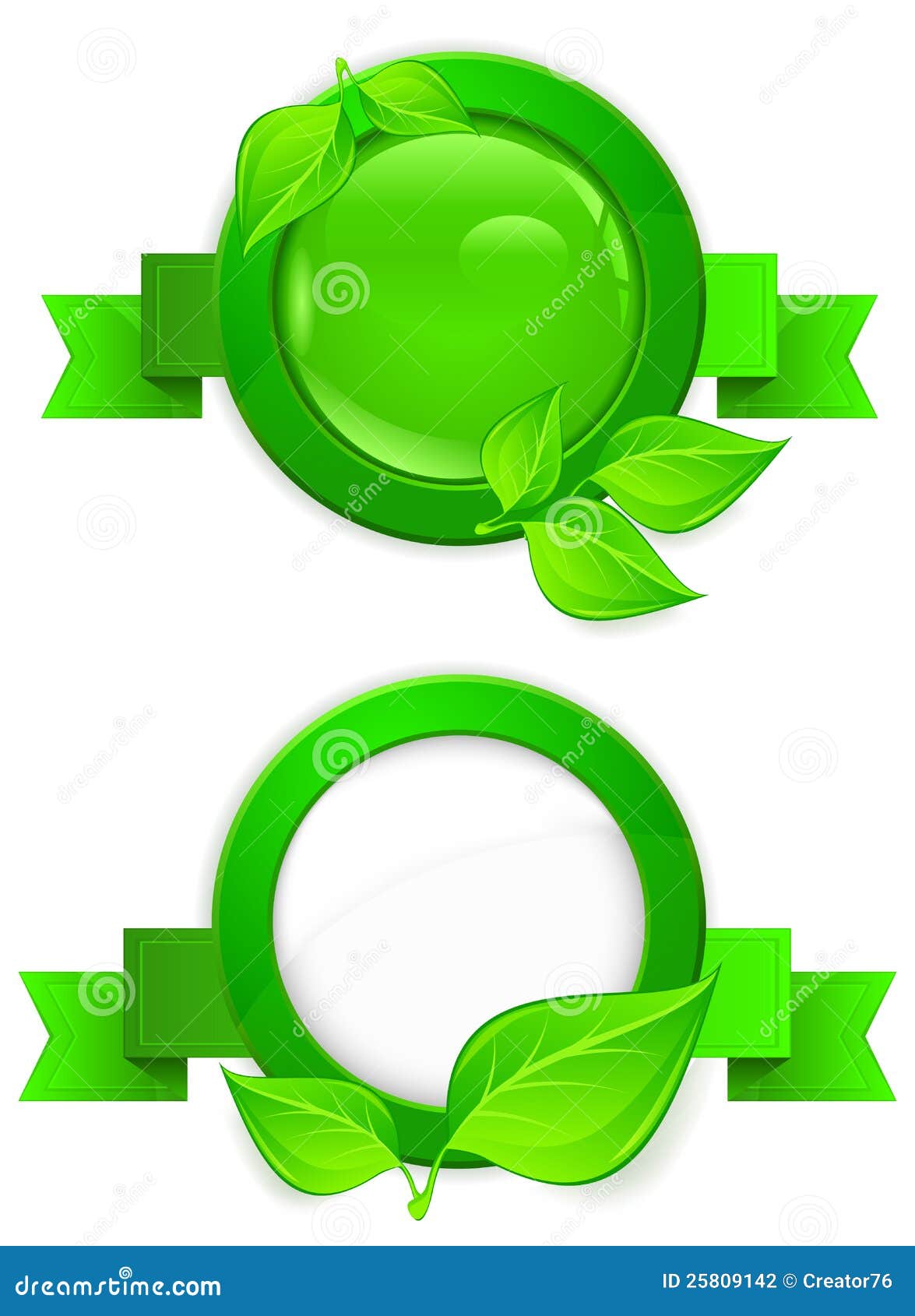 Green circle icon stock vector. Illustration of illustration - 25809142