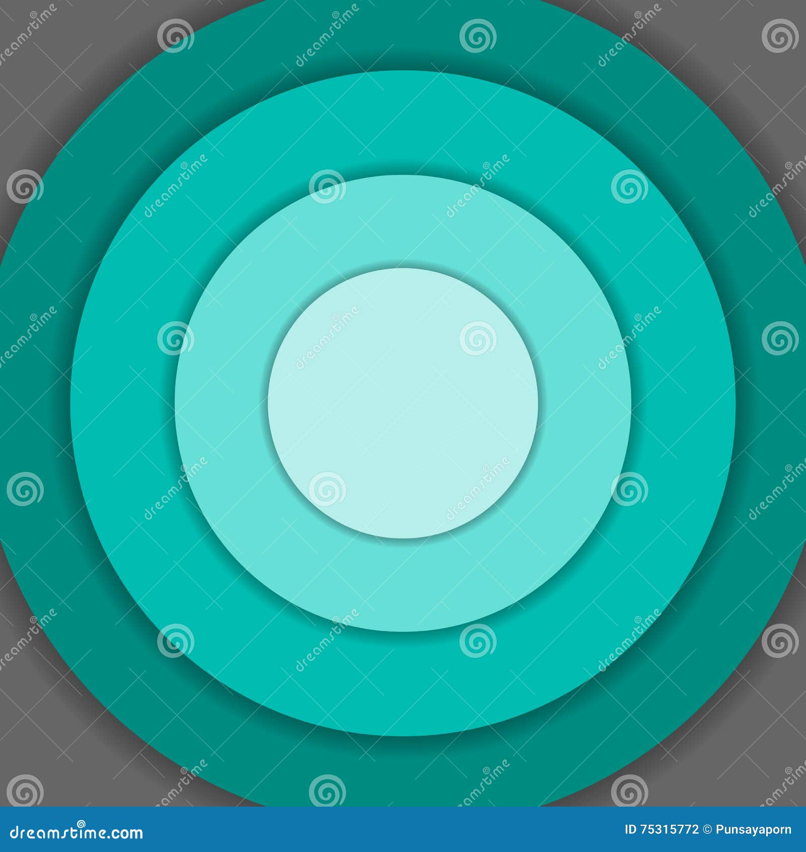Green Circle Material Design Background Stock Vector - Illustration of ...