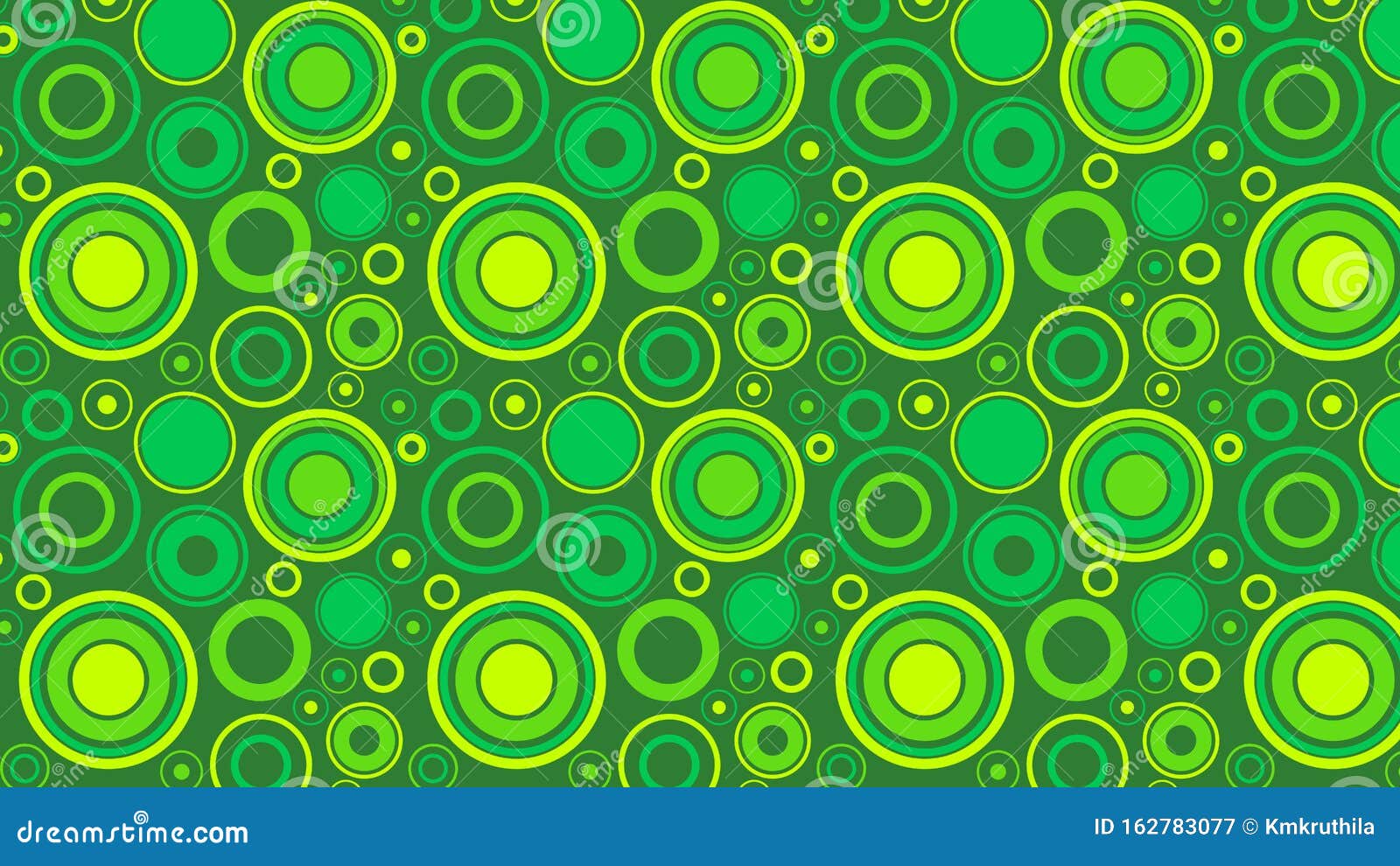 Green Circle Pattern Background Vector Illustration Stock Vector ...