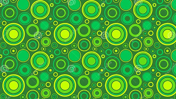 Green Circle Pattern Background Vector Illustration Stock Vector - Illustration of shapes ...