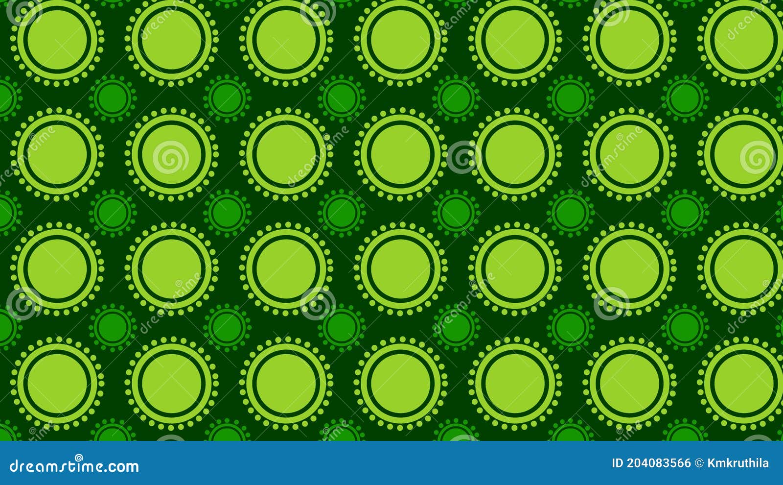 Green Circle Pattern Background Vector Image Stock Illustration ...