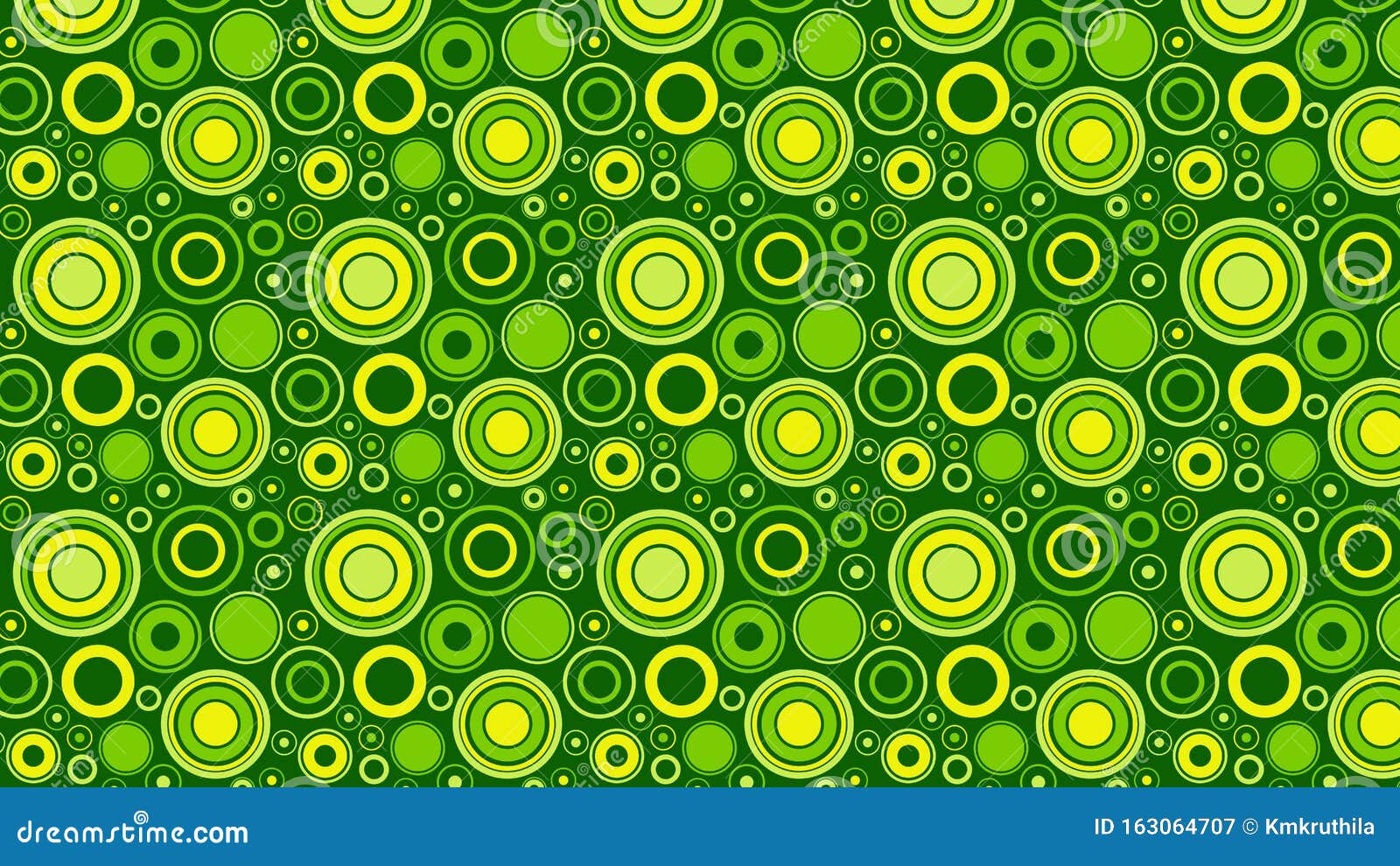 Green Circle Pattern Illustrator Stock Vector - Illustration of textile ...