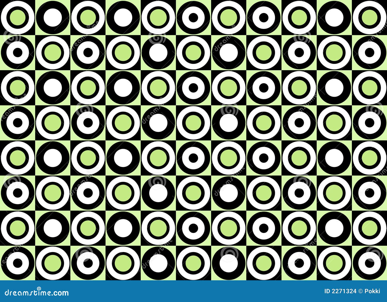 Green Circle Pattern. Vector Stock Vector - Illustration of rectangle ...