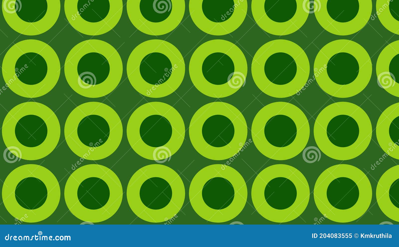Green Circle Pattern Vector Graphic Stock Illustration - Illustration ...
