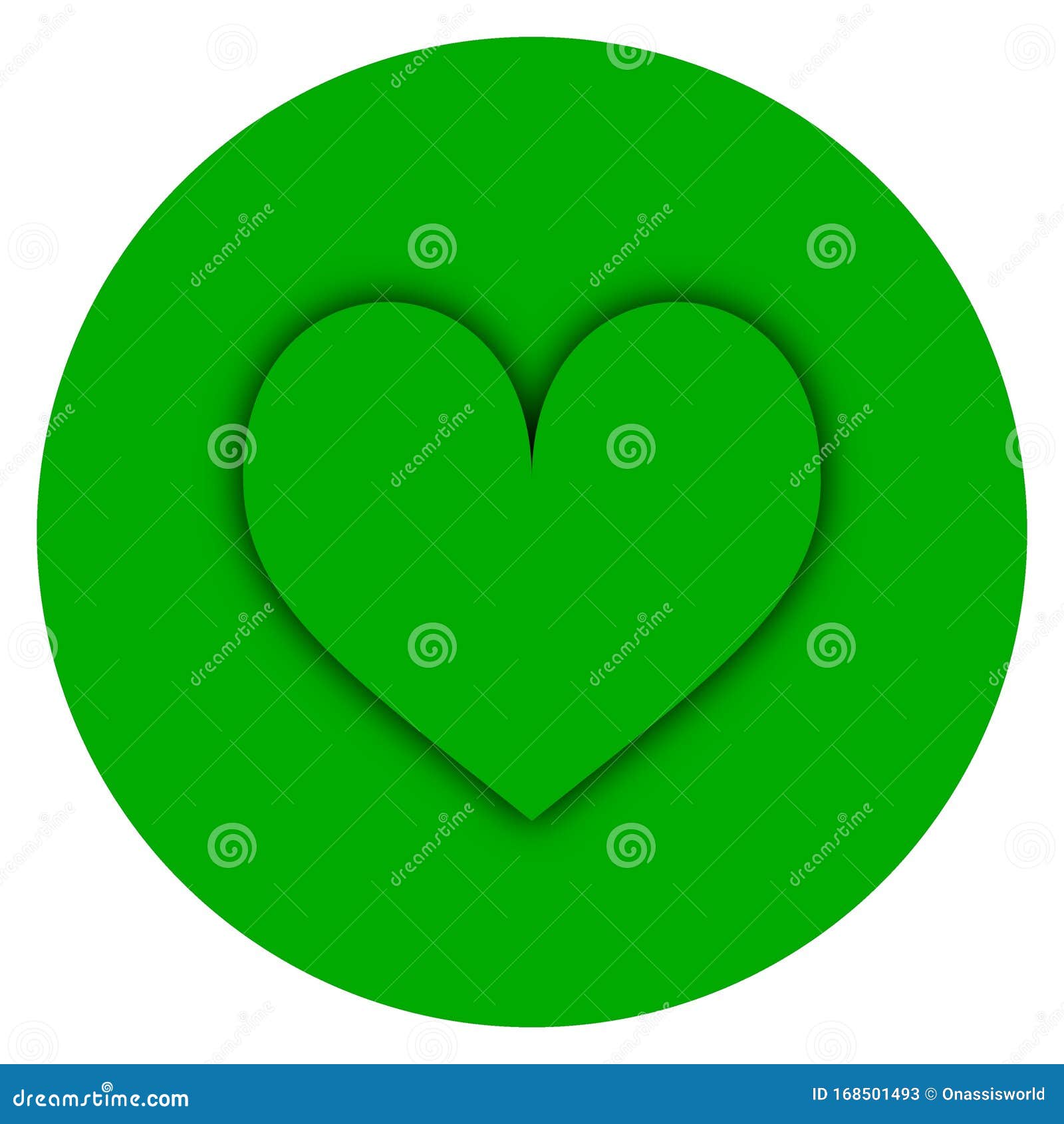 Green Circle Shape Label for Website Graphics Stock Illustration ...