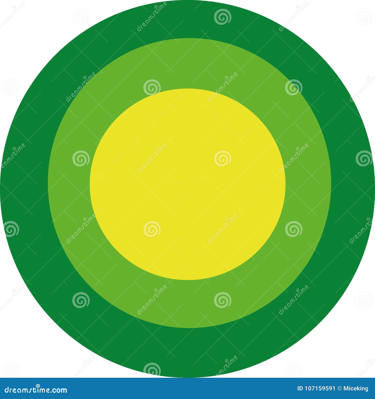 Green circle shapes stock vector. Illustration of circle - 107159591