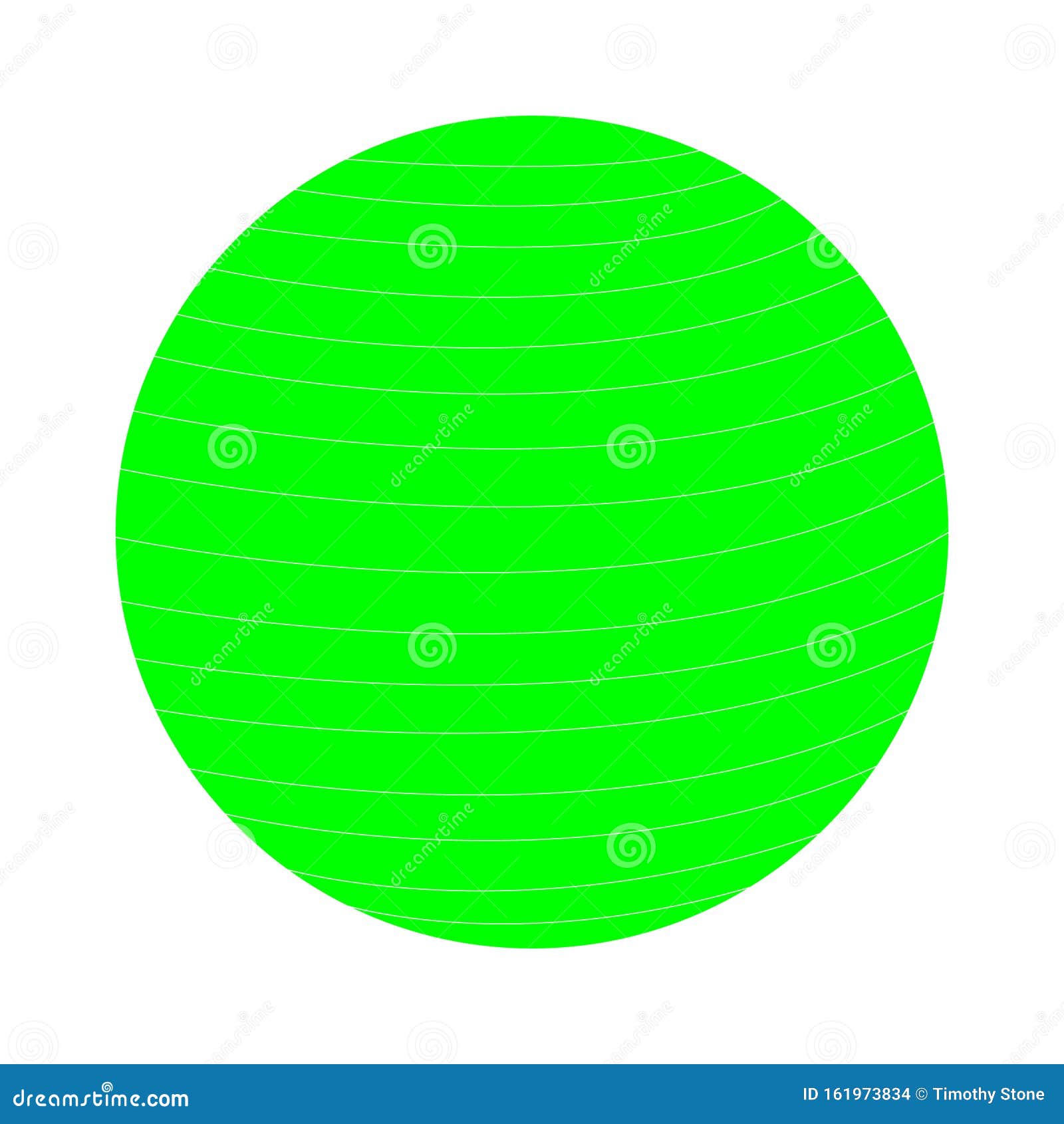 Green Circle Vector Illustration on a White Backdrop Stock Vector ...