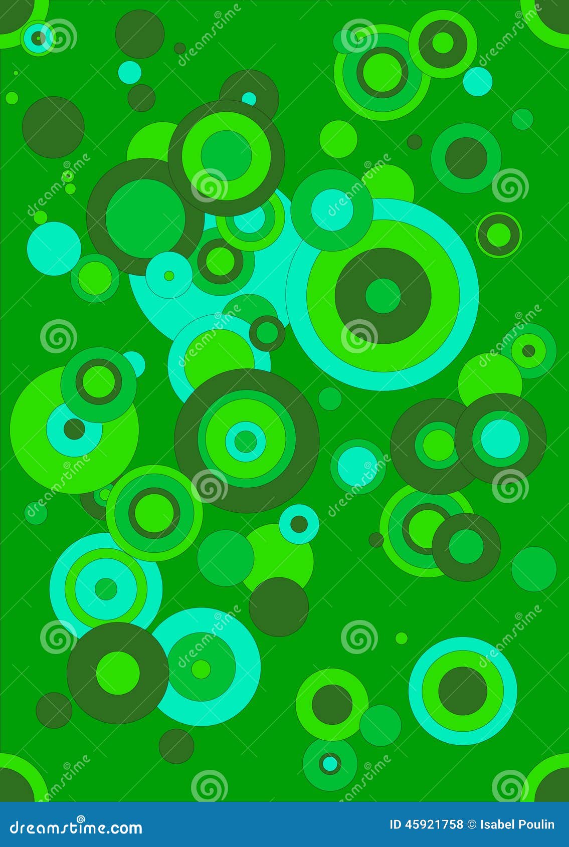 Green circles stock vector. Illustration of element, decor - 45921758
