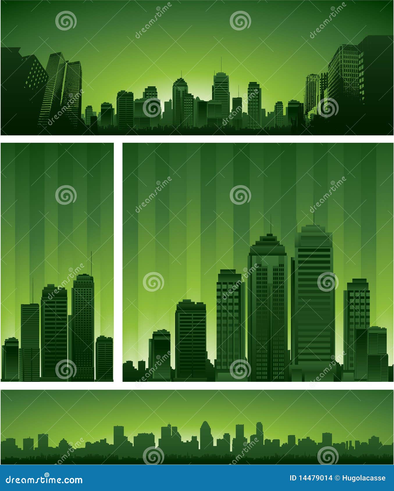 Green city design stock vector. Illustration of city - 14479014
