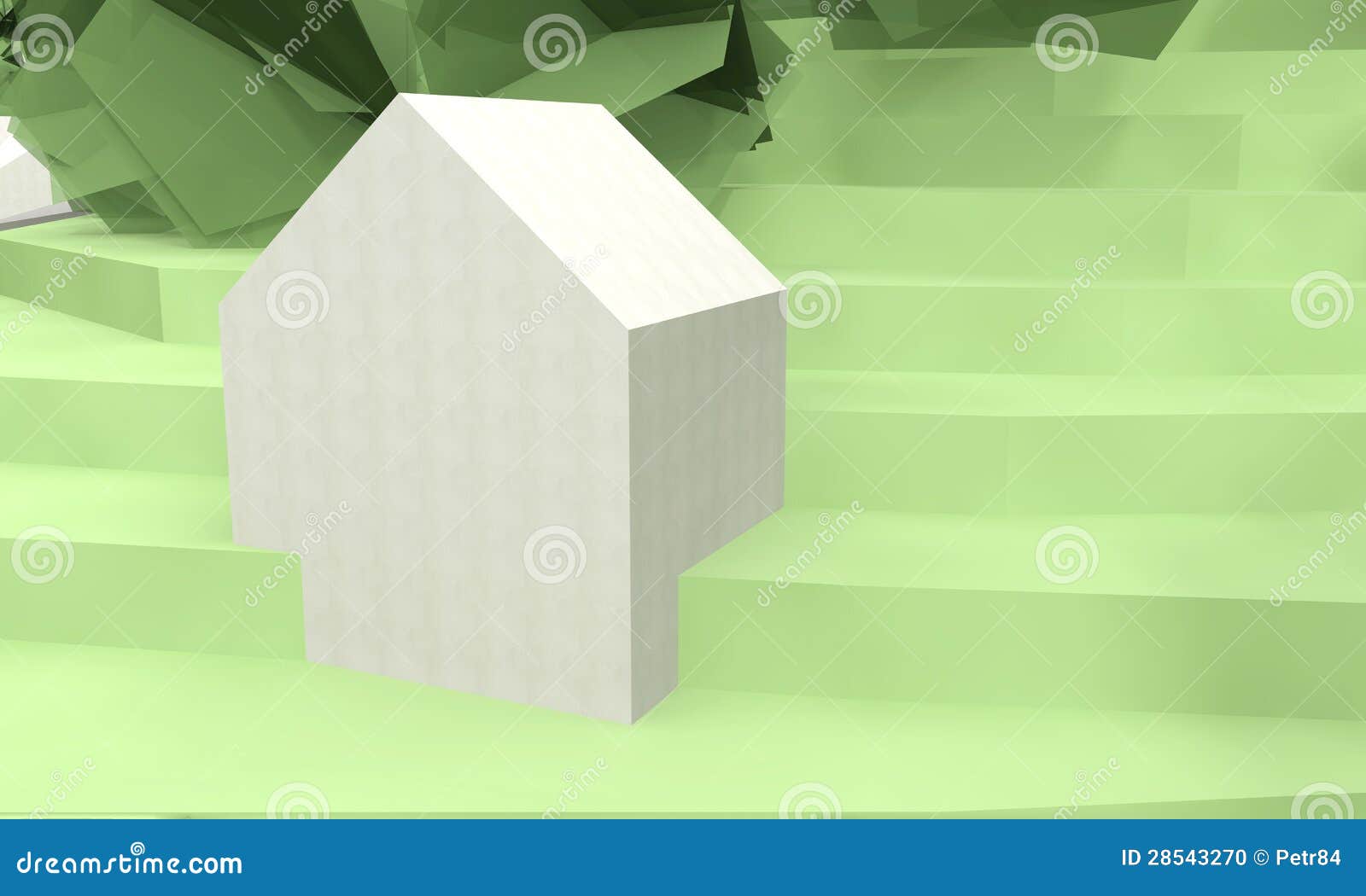 Green city model stock illustration. Illustration of sustainable - 28543270