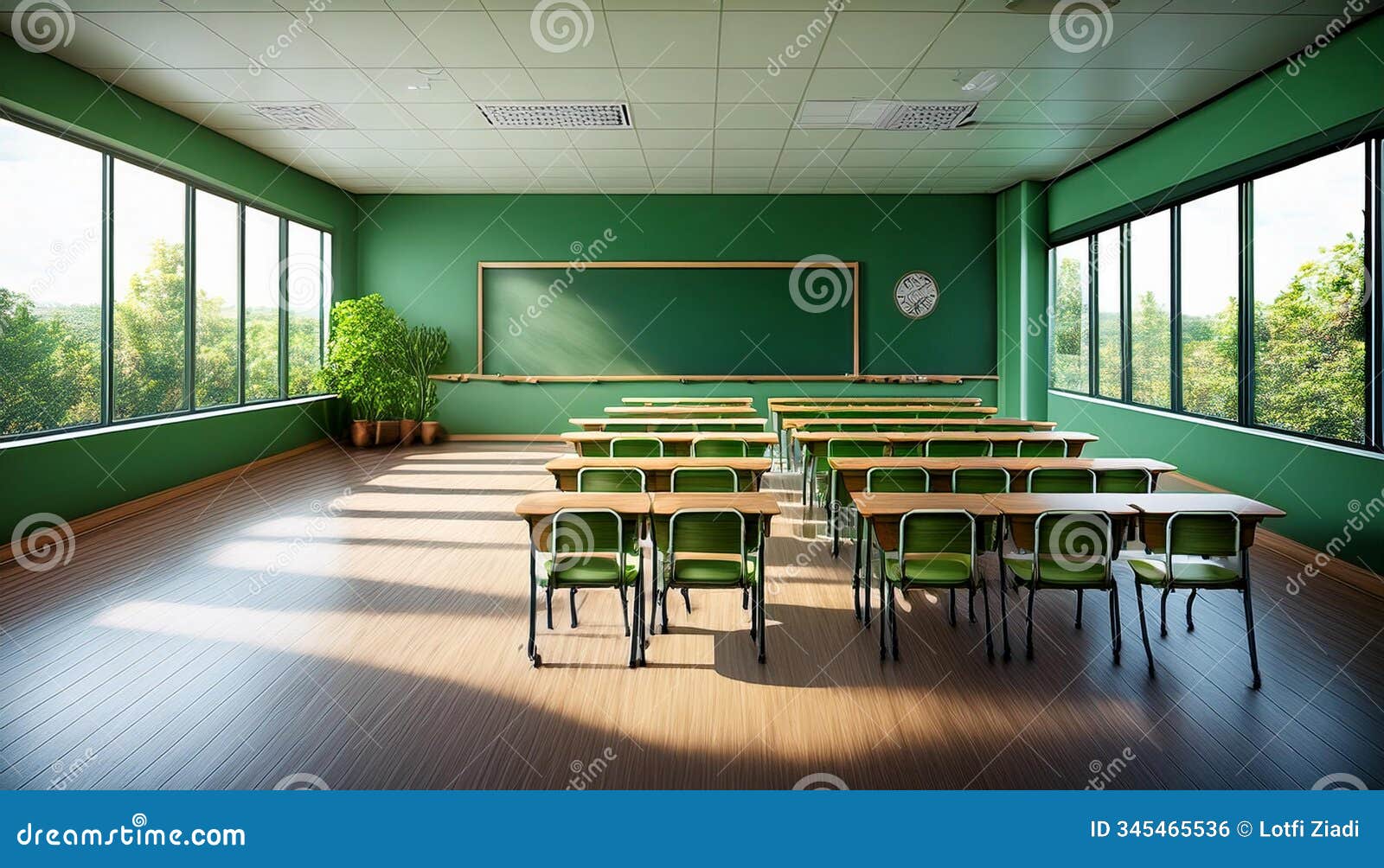 Green Class Of 2024 Banner Graduation Banner Stock Photo ...