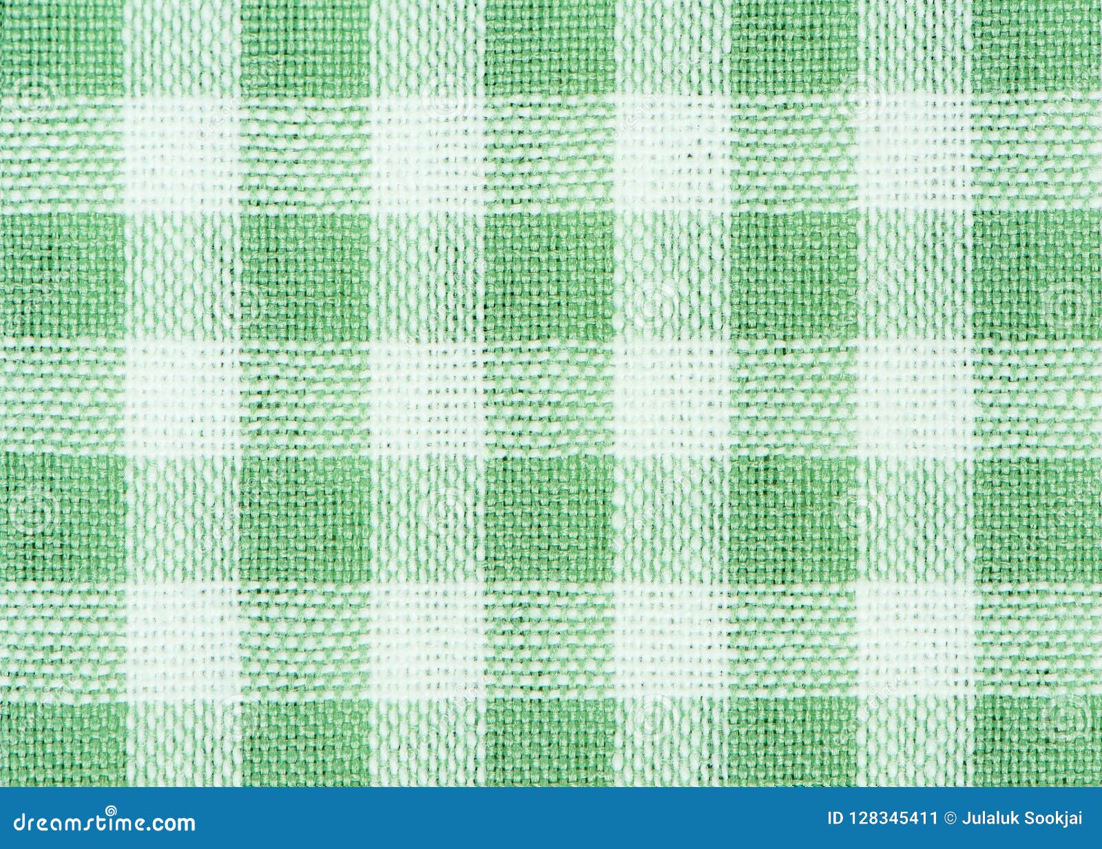 Green Classic Checkered Fabric. Stock Image - Image of cloth, abstract ...
