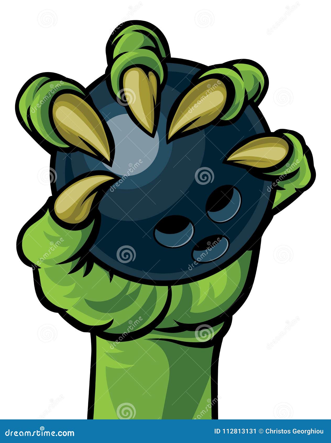 Monster Hand Illustration Col | CartoonDealer.com #7533166